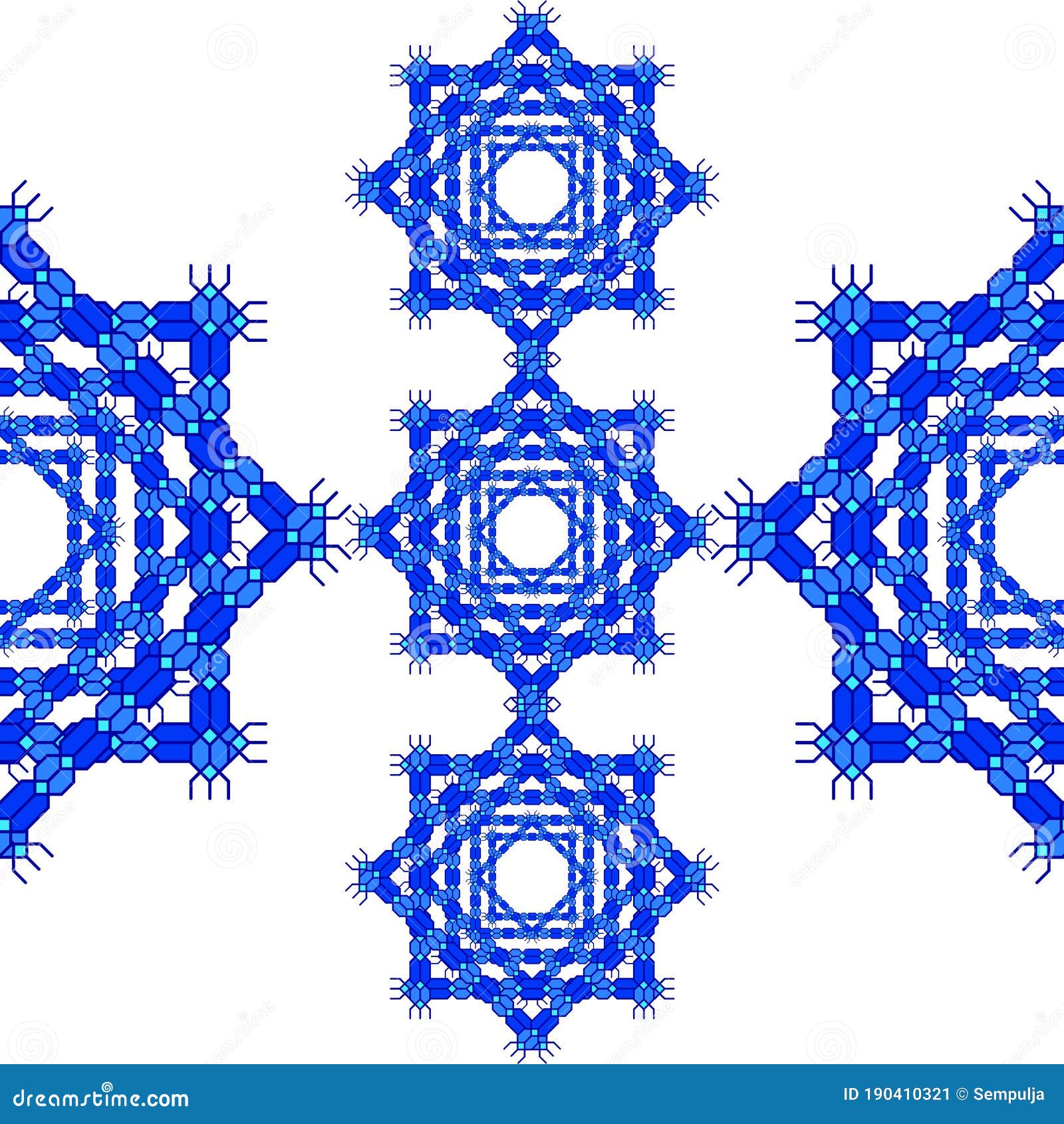 Pattern Braided the Braid of the Lines Stock Illustration ...