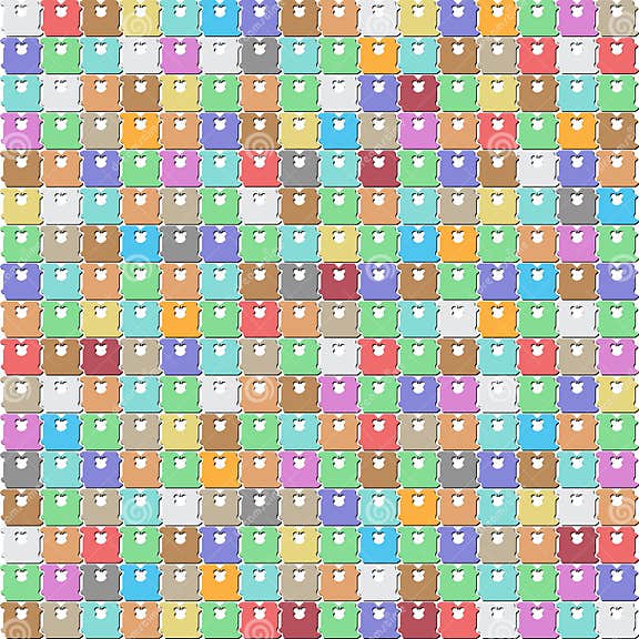Pattern from Bread Clips Many Color Stock Vector - Illustration of ...