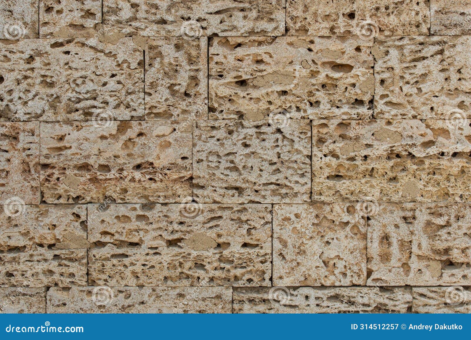 Pattern Brick Blocks Shell Sand Stone Wall Texture Background Abstract ...