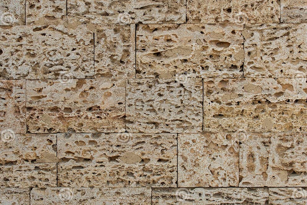 Pattern Brick Blocks Shell Sand Stone Wall Texture Background Abstract ...