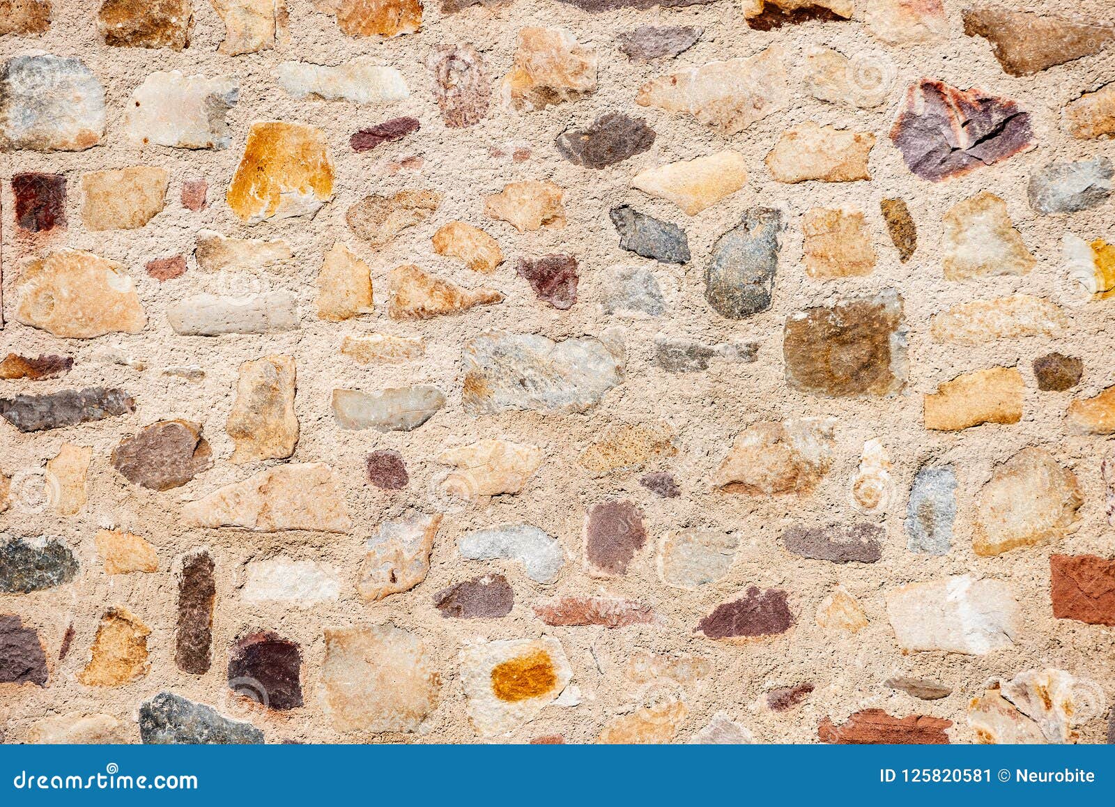 Pattern of Bricks and Stones at Old Middle Age Wall, Magdeburg, Stock ...