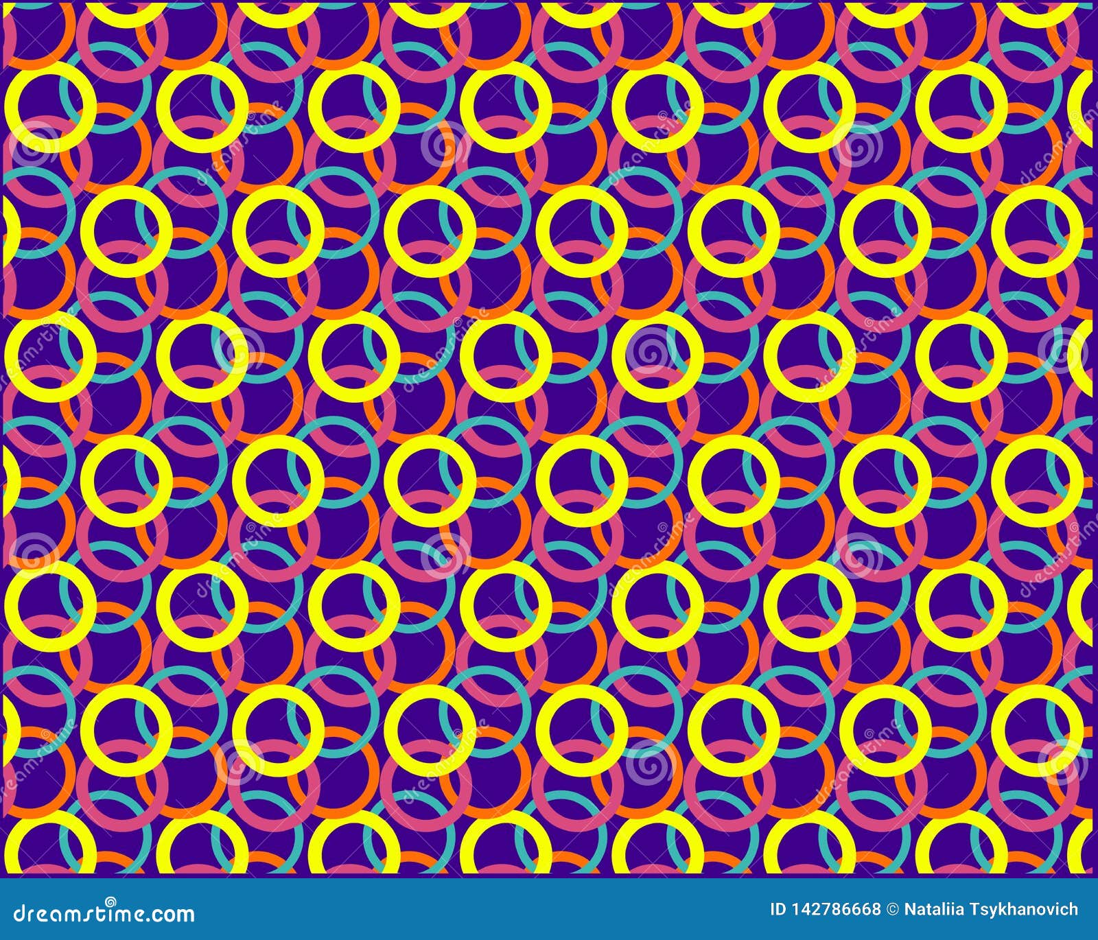 Pattern Bright Circles on a Mixed Dark Background Stock Vector ...