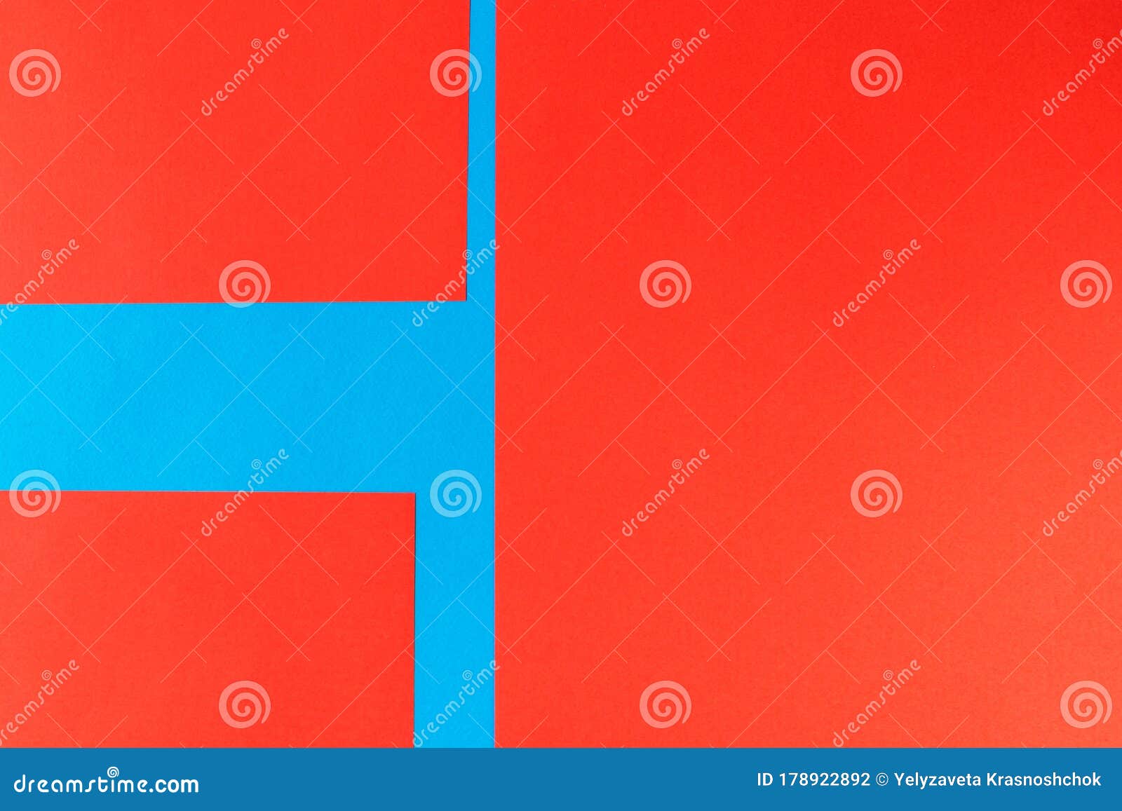 Pattern of Bright Red and Blue Pieces of Paper Stock Photo - Image of ...