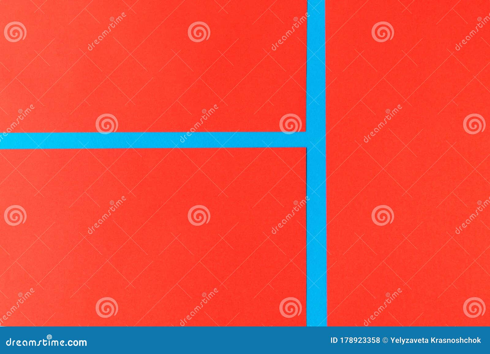 Pattern of Bright Red and Blue Pieces of Paper Stock Photo - Image of ...