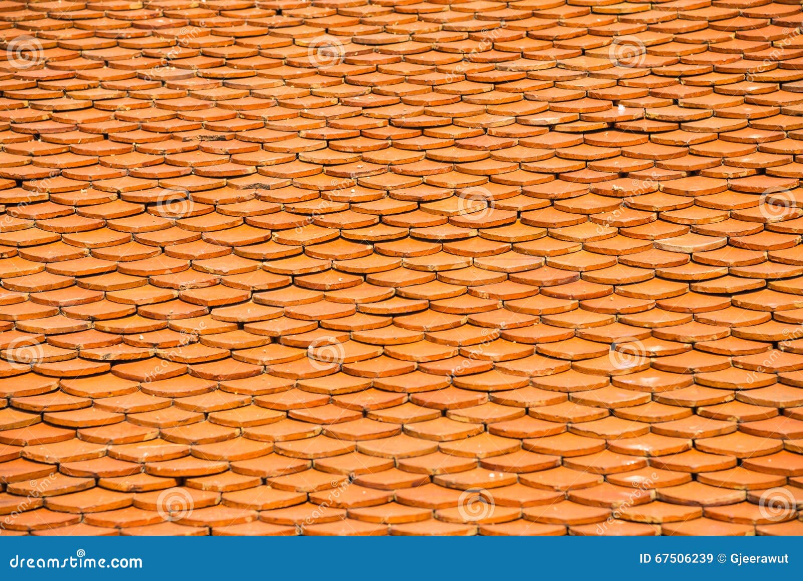 Pattern of Brown Ceramic Roof Stock Image - Image of seamless, surface ...