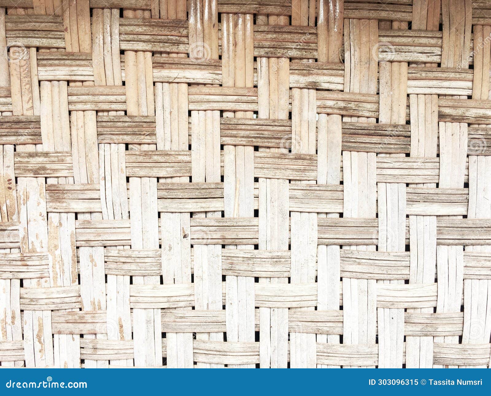 Pattern of Brown Woven Reed Mat Texture Background, Basketry Crafted by ...