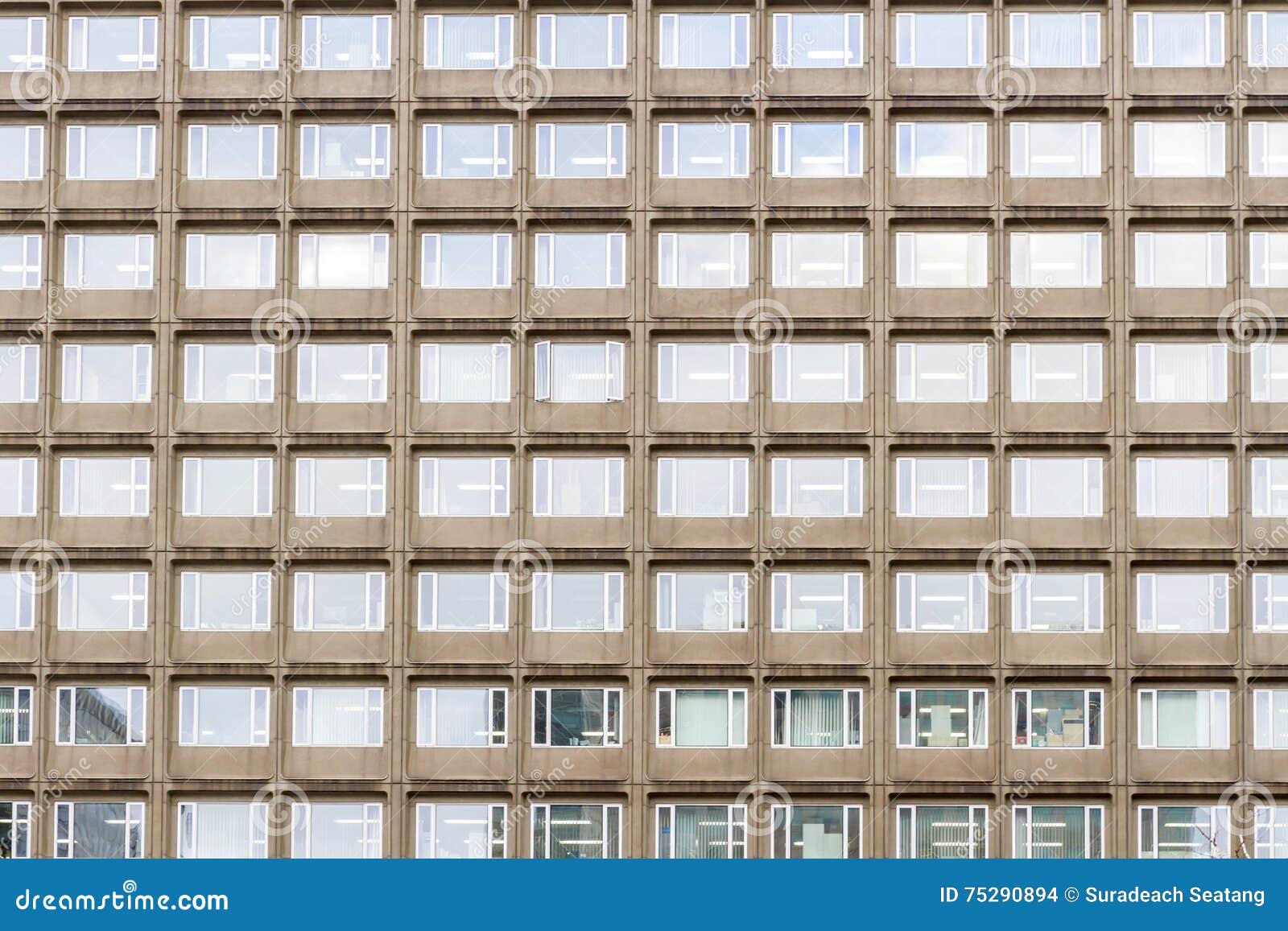 Pattern building window stock photo. Image of flat, overcrowding - 75290894