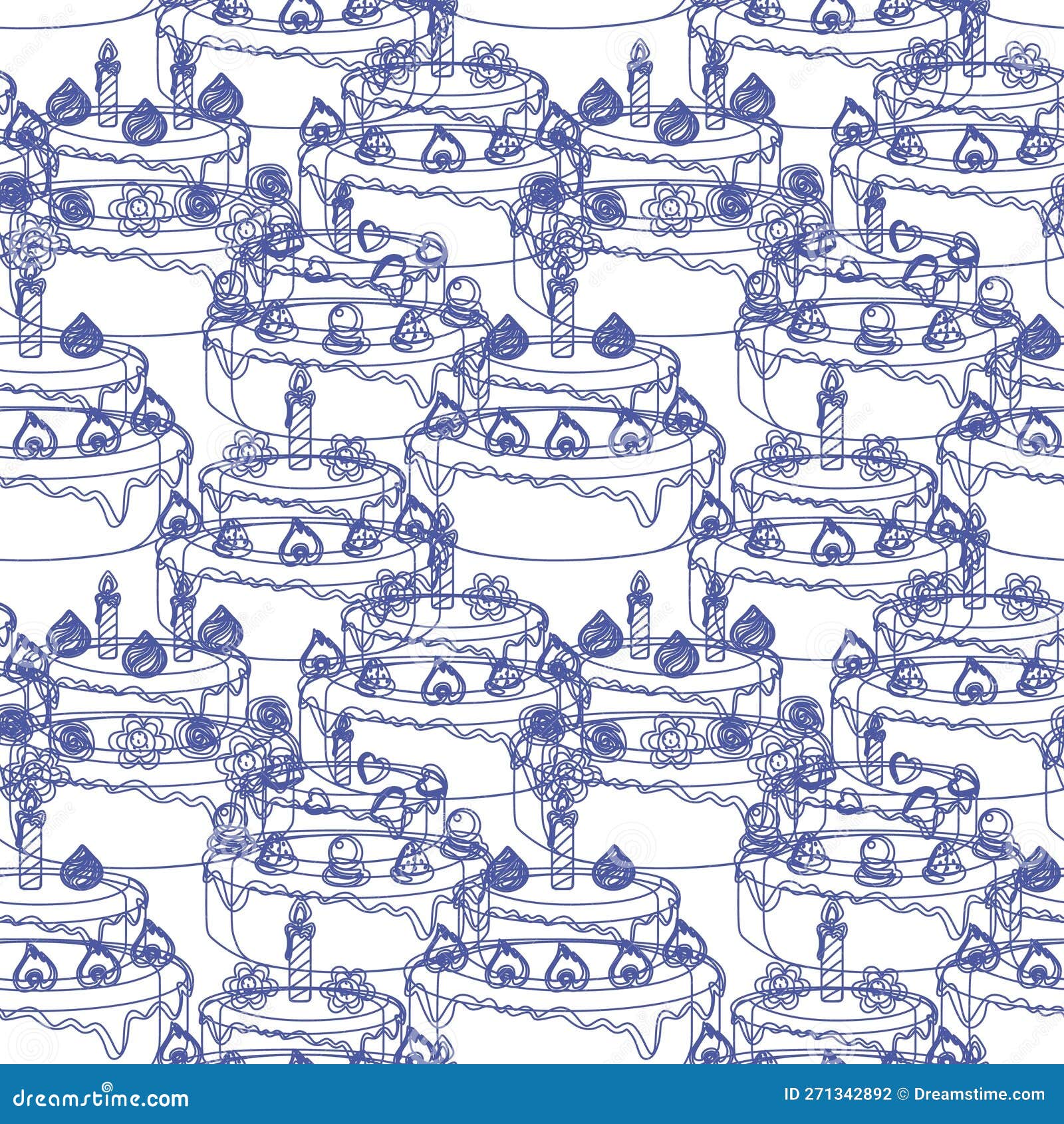 Pattern Cakes in the Contour. Cakes with Minimal Decorations, on a ...