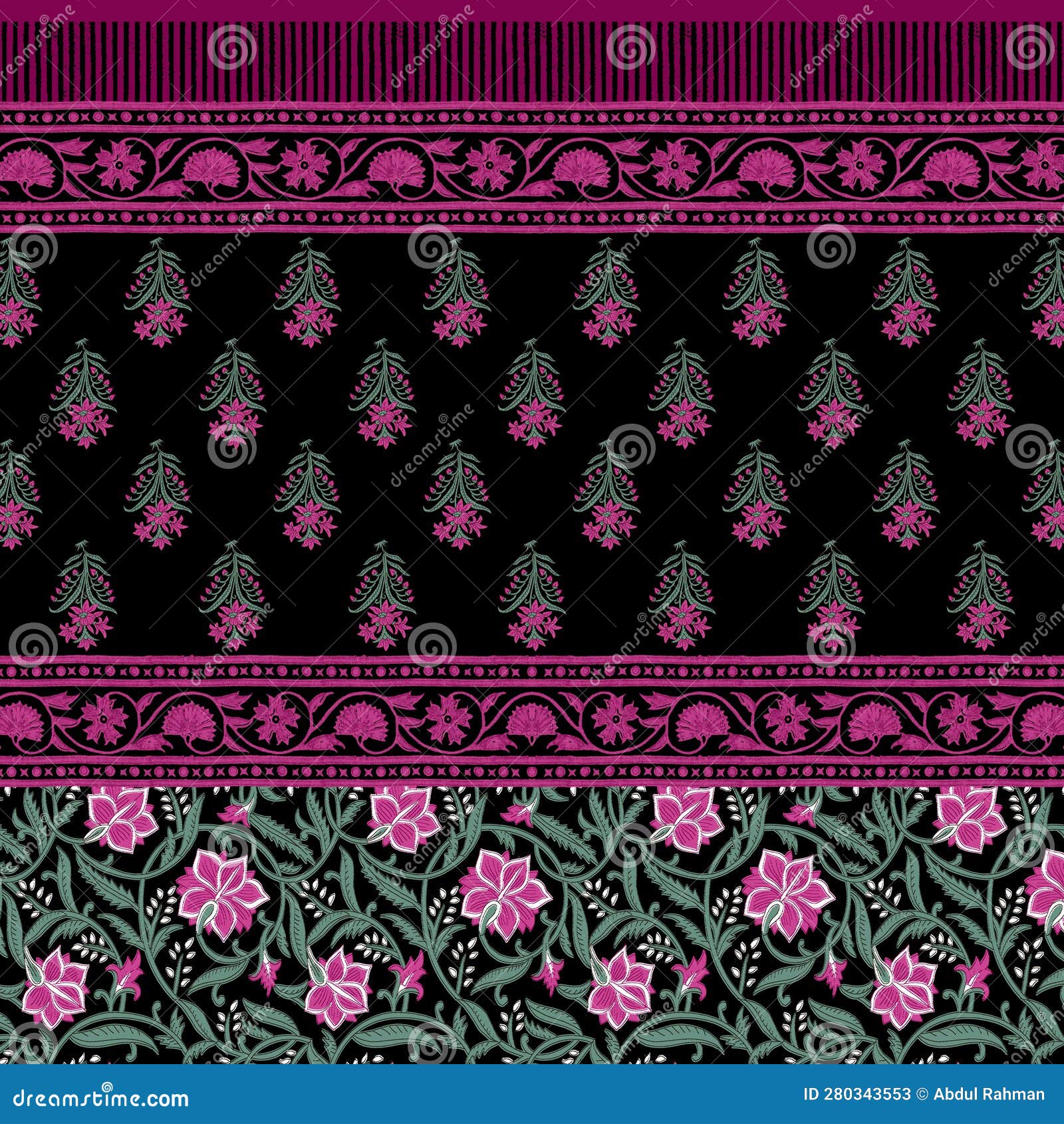 Multi Colors Design Pattern Hand Made Stock Illustration - Illustration ...