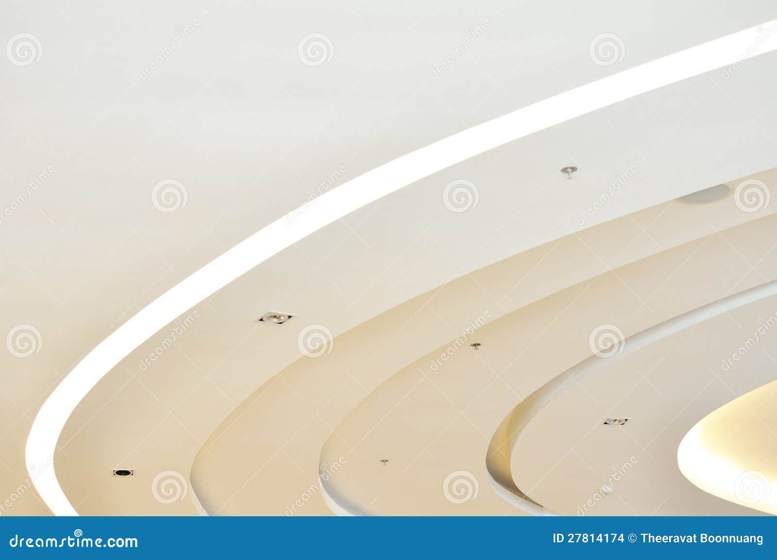 Pattern of ceiling lights stock photo. Image of ambient - 27814174