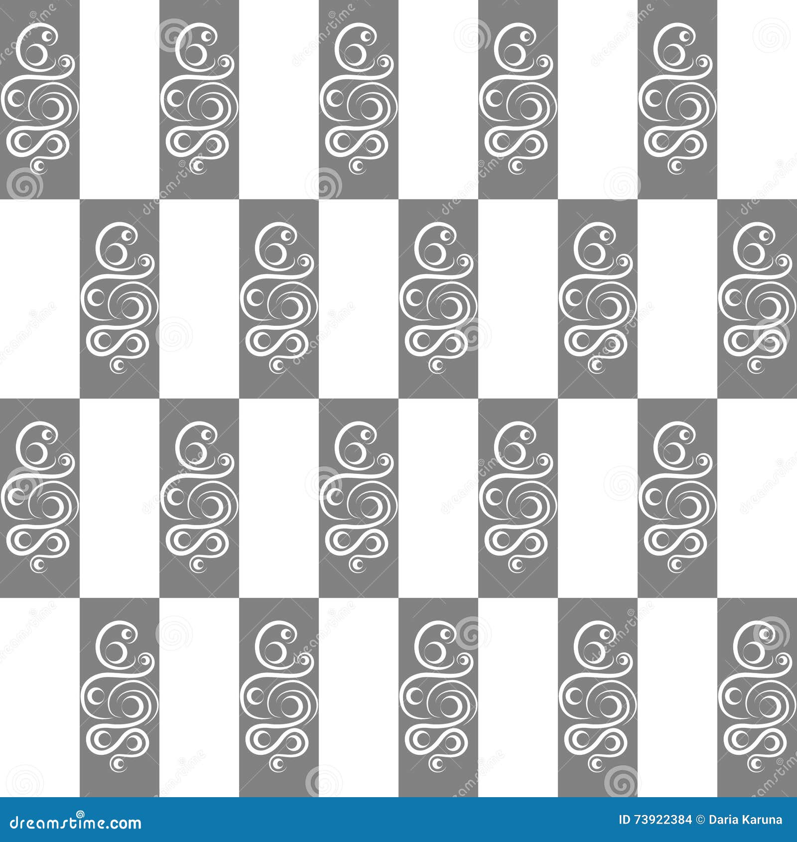 Pattern in a Checkerboard Style. Stock Vector - Illustration of ...