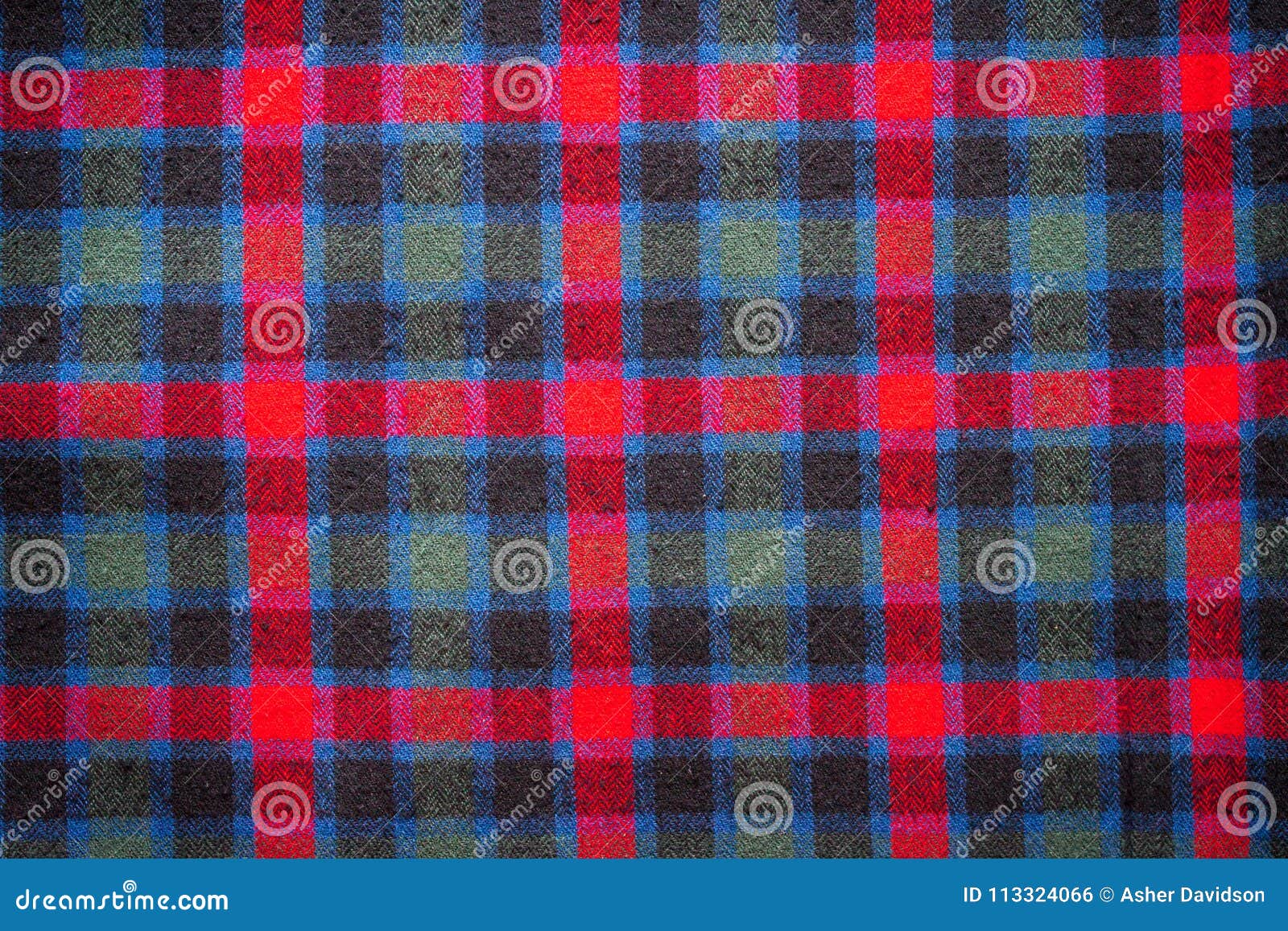 Pattern of Checkered Scottish Fabric To Create a Background Stock Photo ...