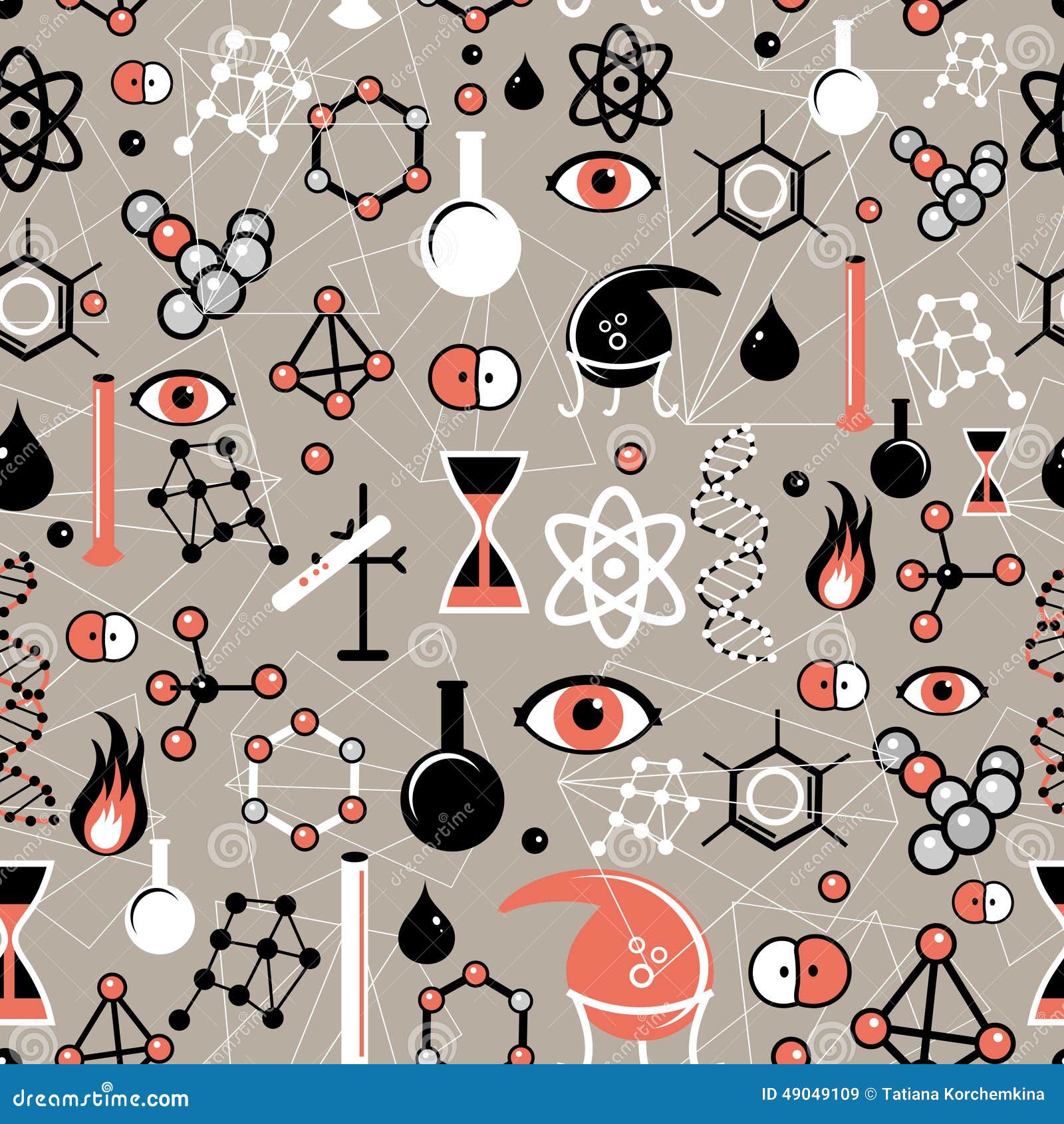 Pattern chemical elements stock illustration. Illustration of design ...