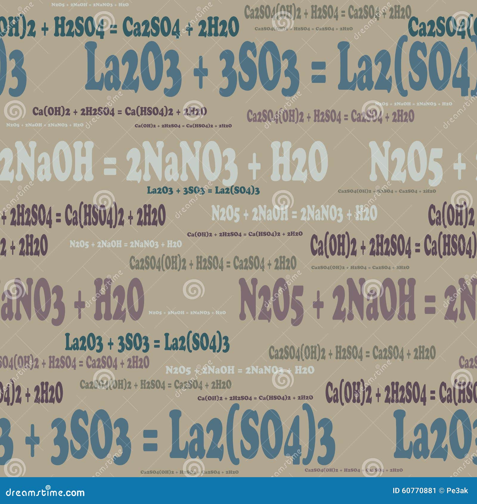 Pattern of Chemical Formula Stock Illustration - Illustration of ...