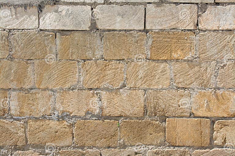 Pattern of Chipped Stones Wall Texture and Background Stock Photo ...