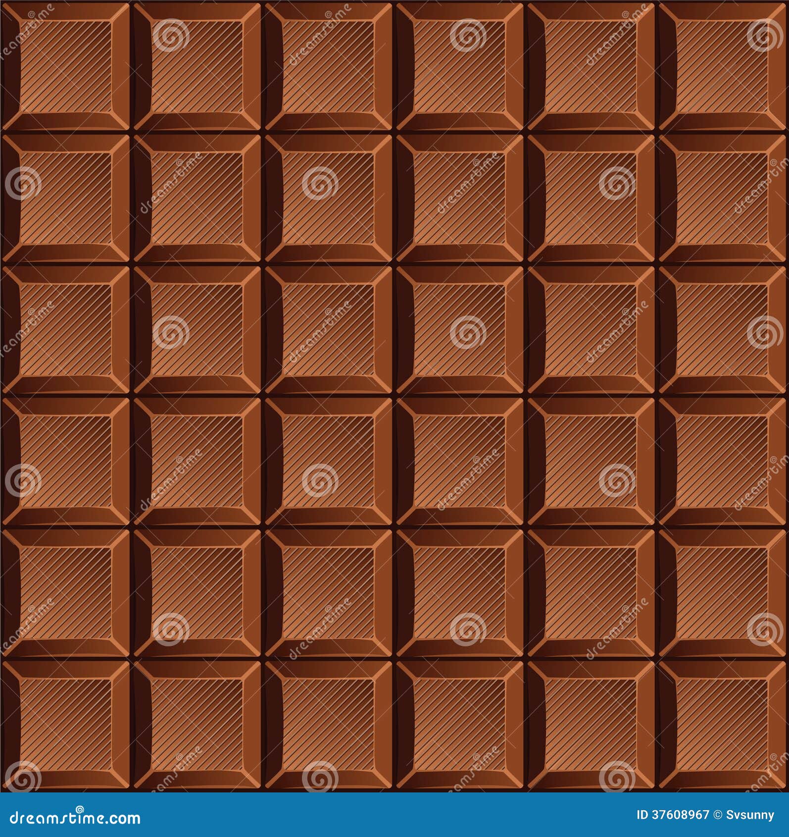 Pattern of chocolate bars stock illustration. Illustration of drawing ...