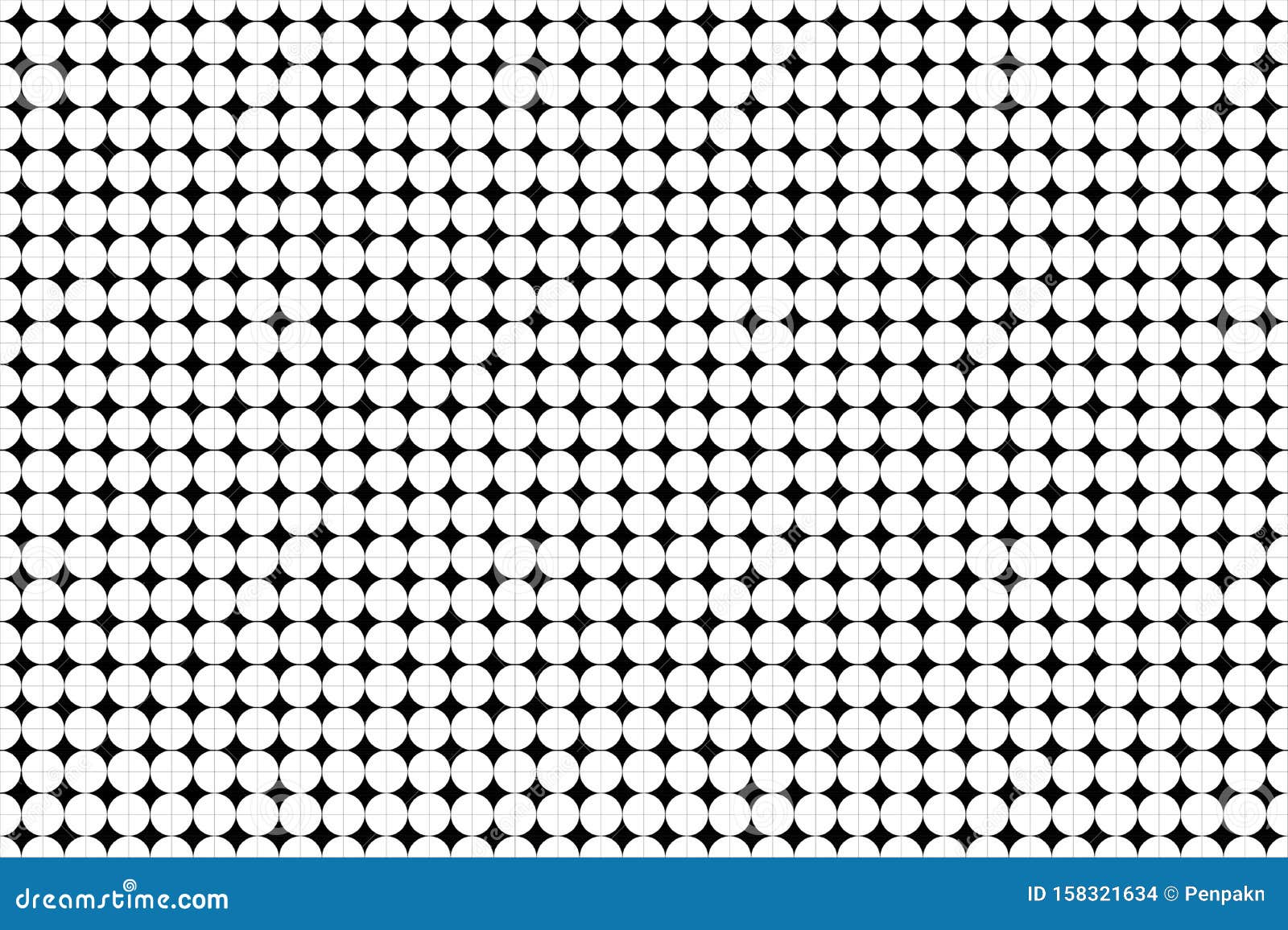 Pattern Dot Circle In Channel Line Black Color Hatch Background On ...
