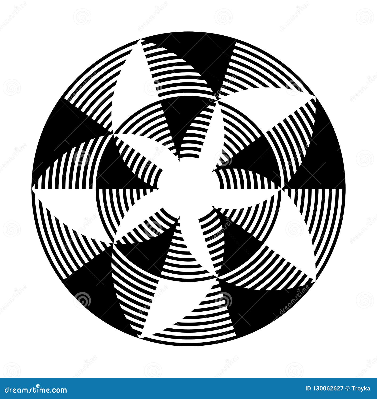 Circle design element. stock vector. Illustration of abstract - 130062627