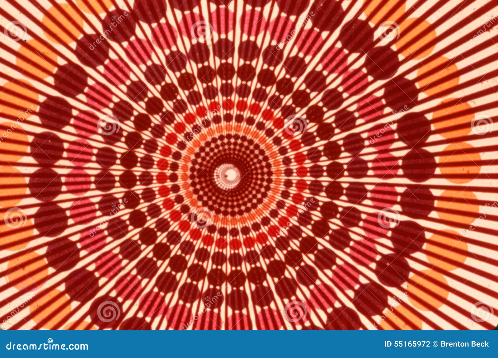 Pattern of Circles and Radiating Lines Stock Illustration ...