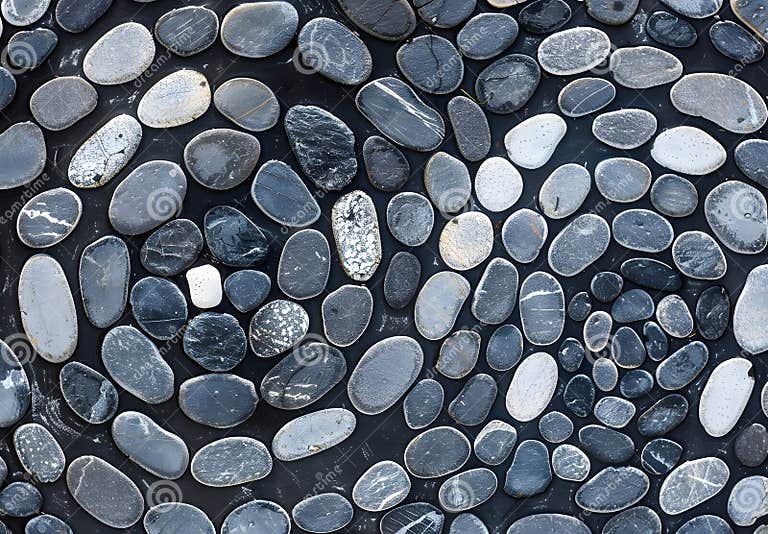 Abstract Spiral Pebble Pattern Texture Stock Illustration ...