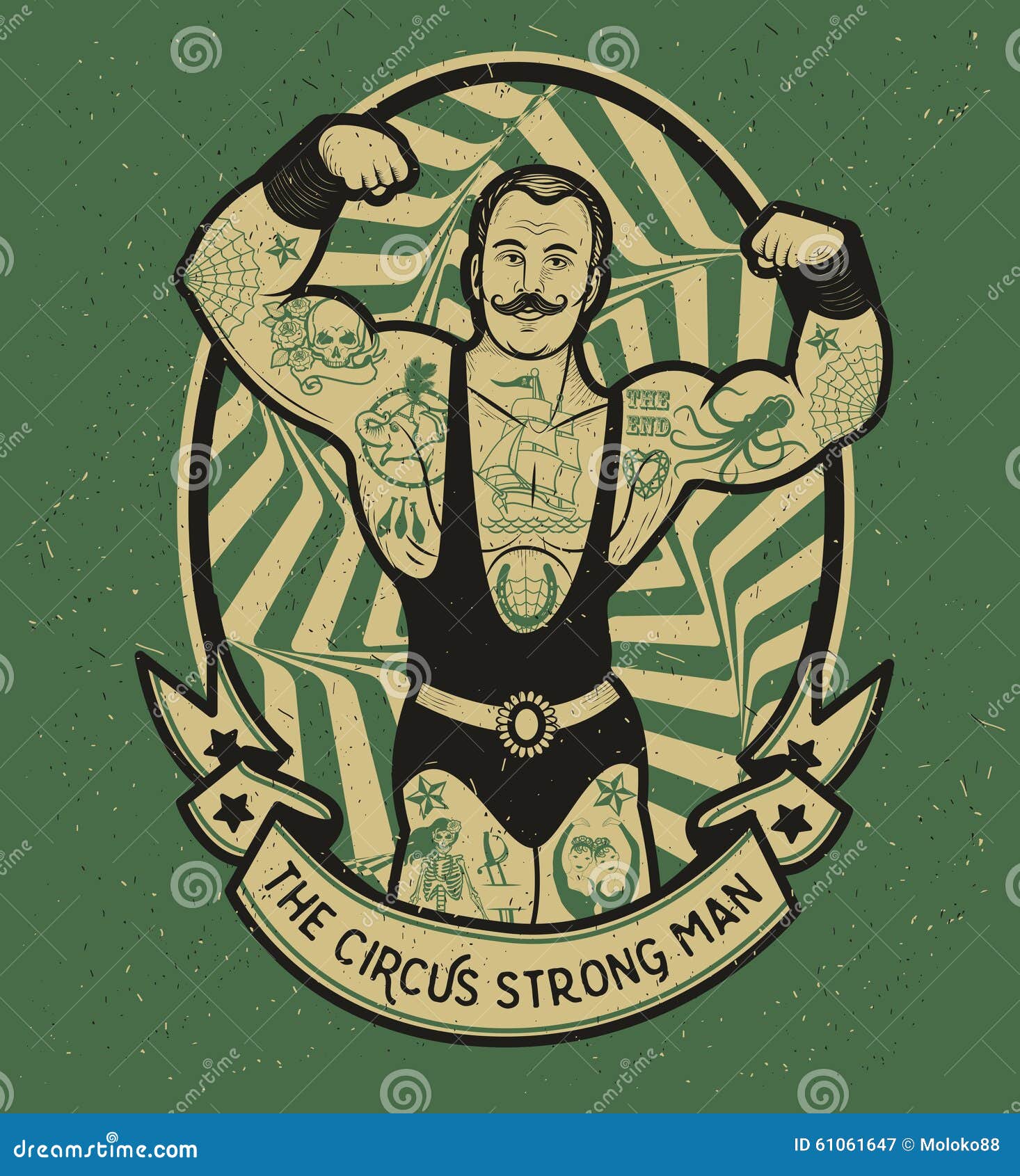 Circus Strongman Poster