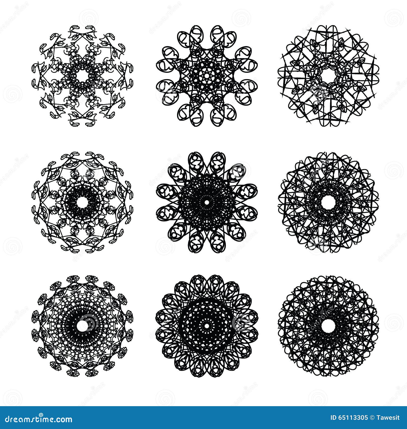 Pattern cirle design 14 stock illustration. Illustration of decoration ...