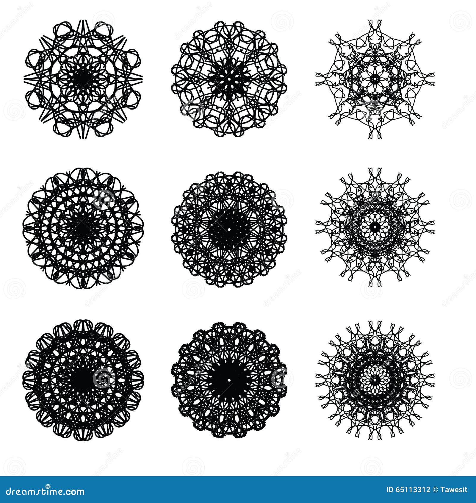 Pattern cirle design 12 stock illustration. Illustration of round ...