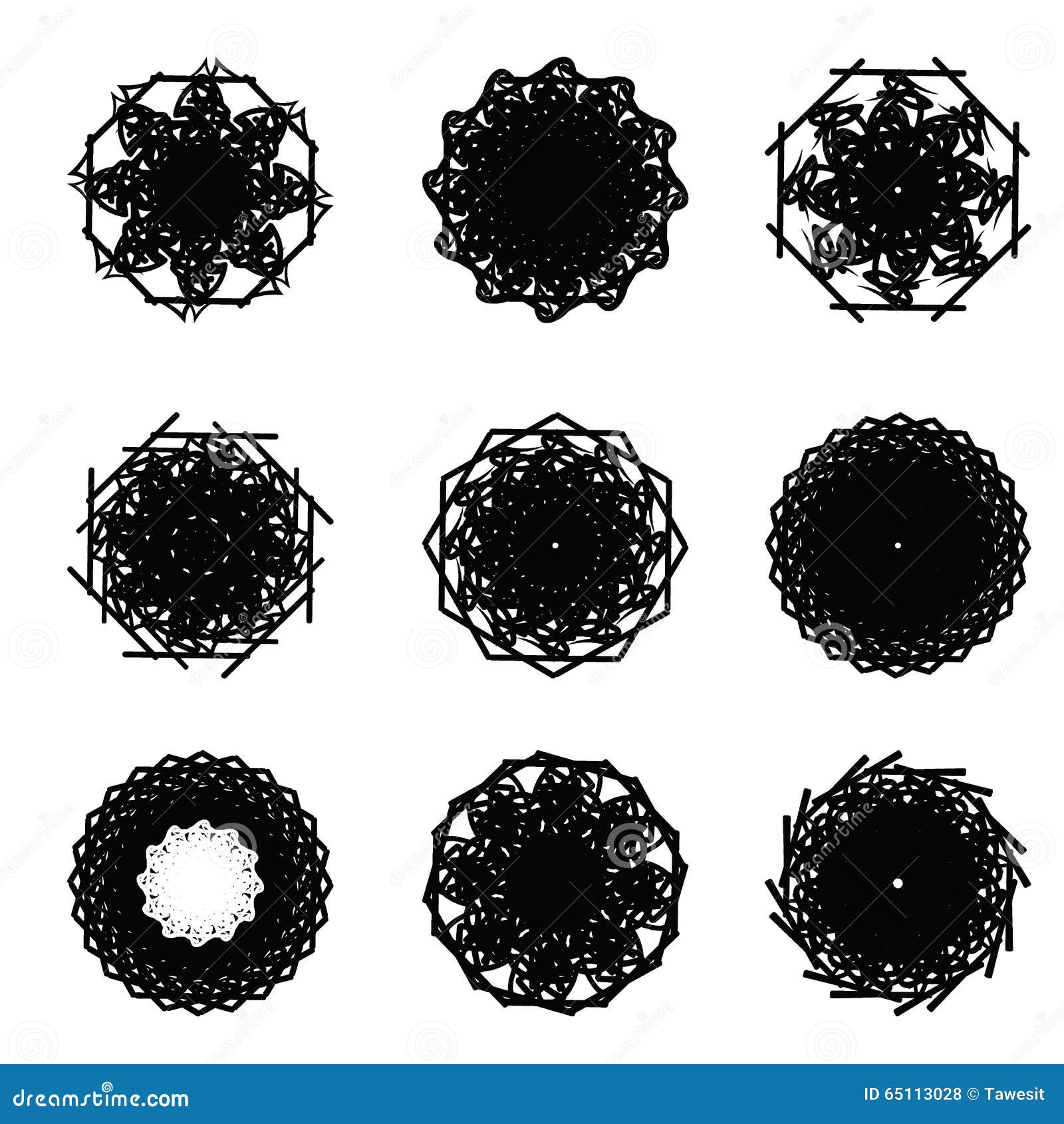 Pattern cirle design 7 stock illustration. Illustration of symbol ...