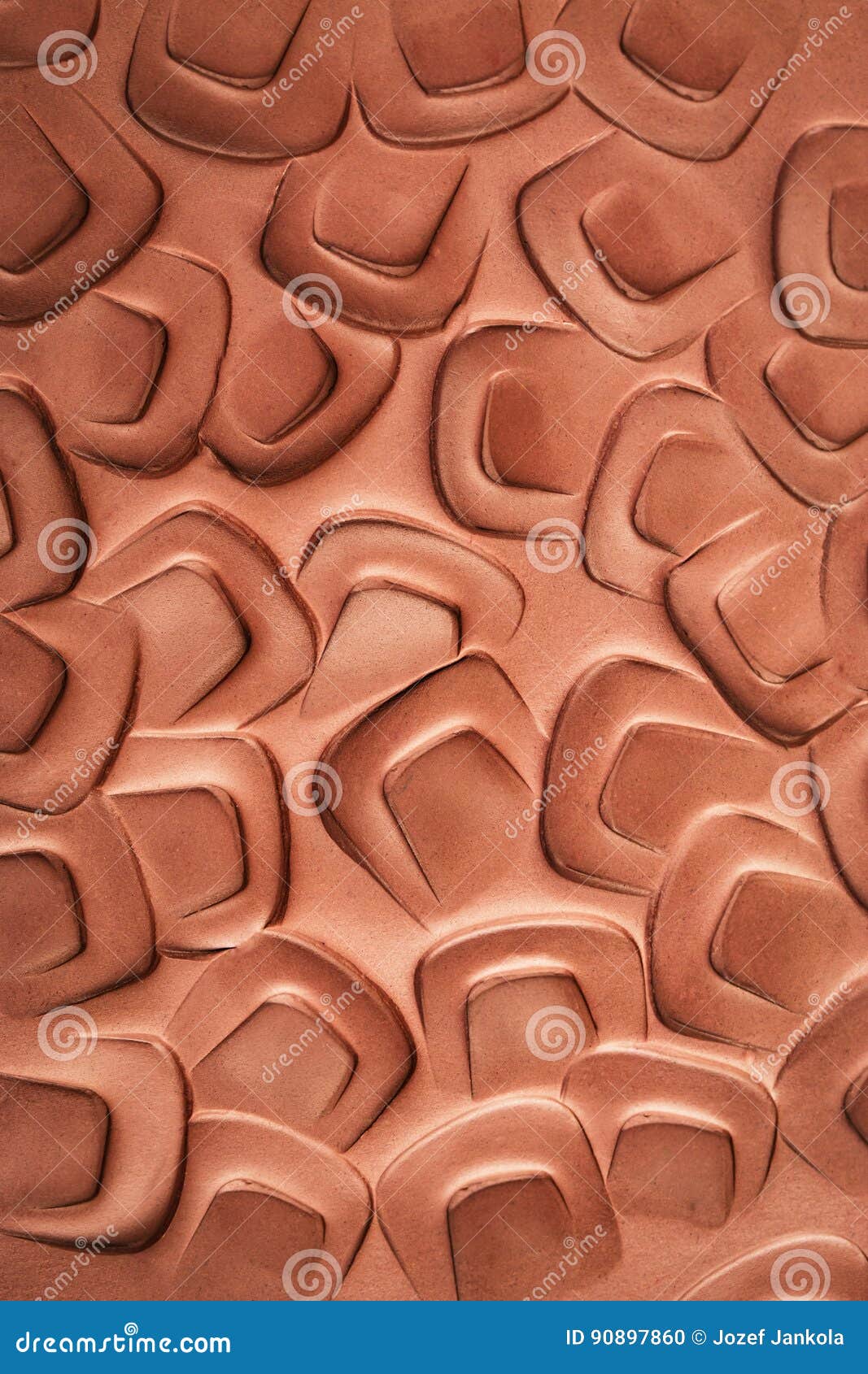 Pattern in clay stock photo. Image of orange, brown, architecture ...