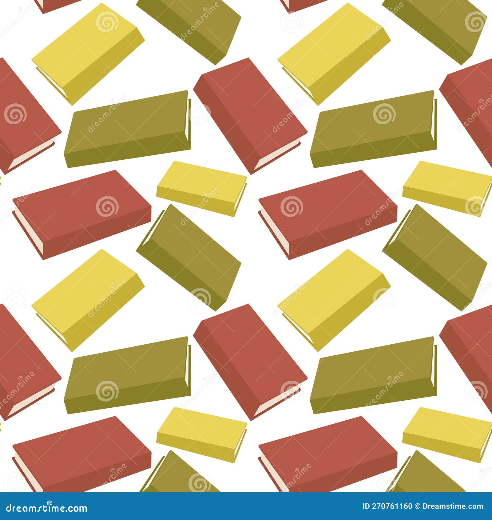 A Pattern from Color Books. Book Fair, Packaging with Books, Bright ...