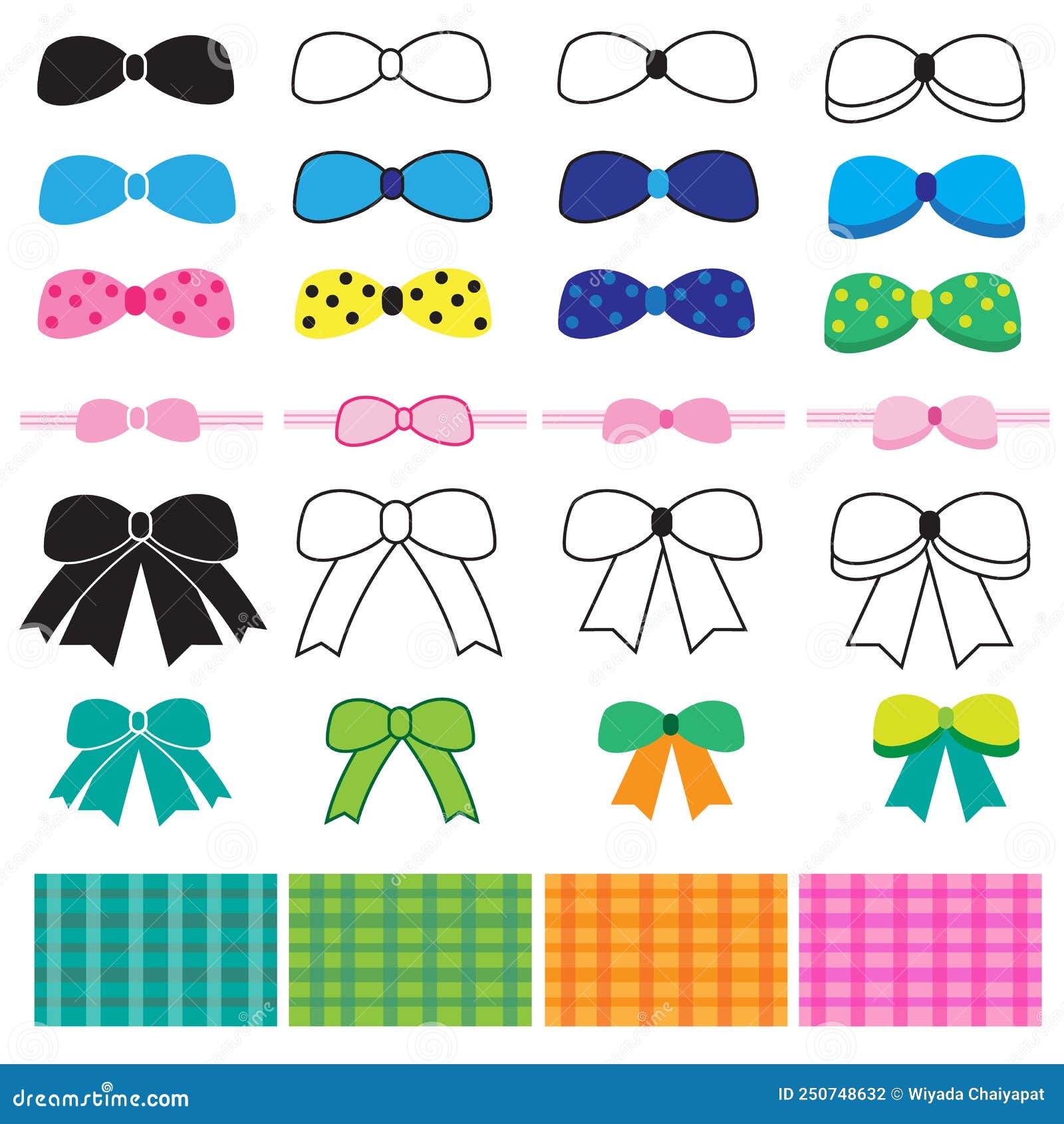 Pattern of a Color Grid Pattern Stock Illustration - Illustration of ...