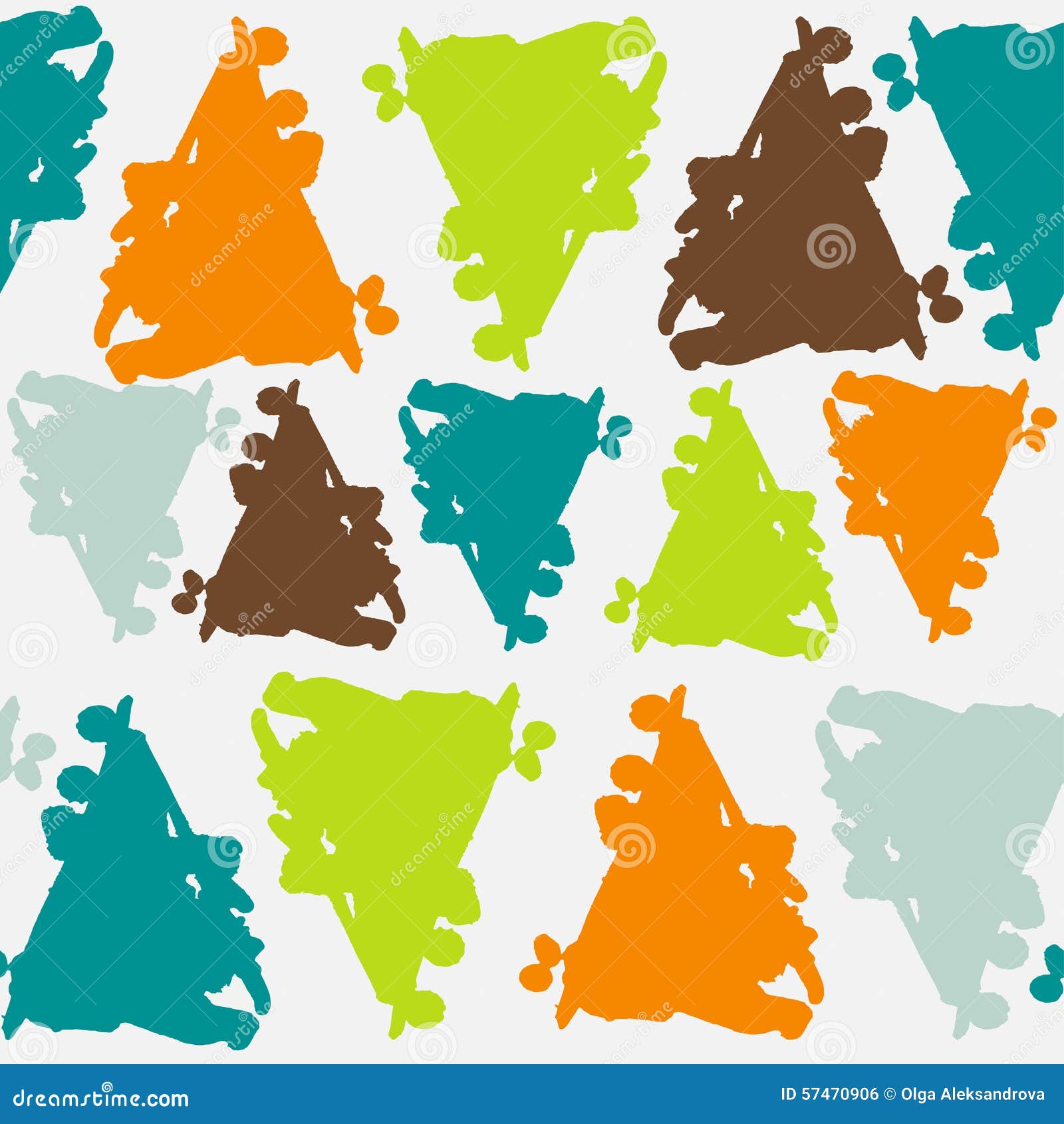 Pattern with color splash stock illustration. Illustration of angled ...