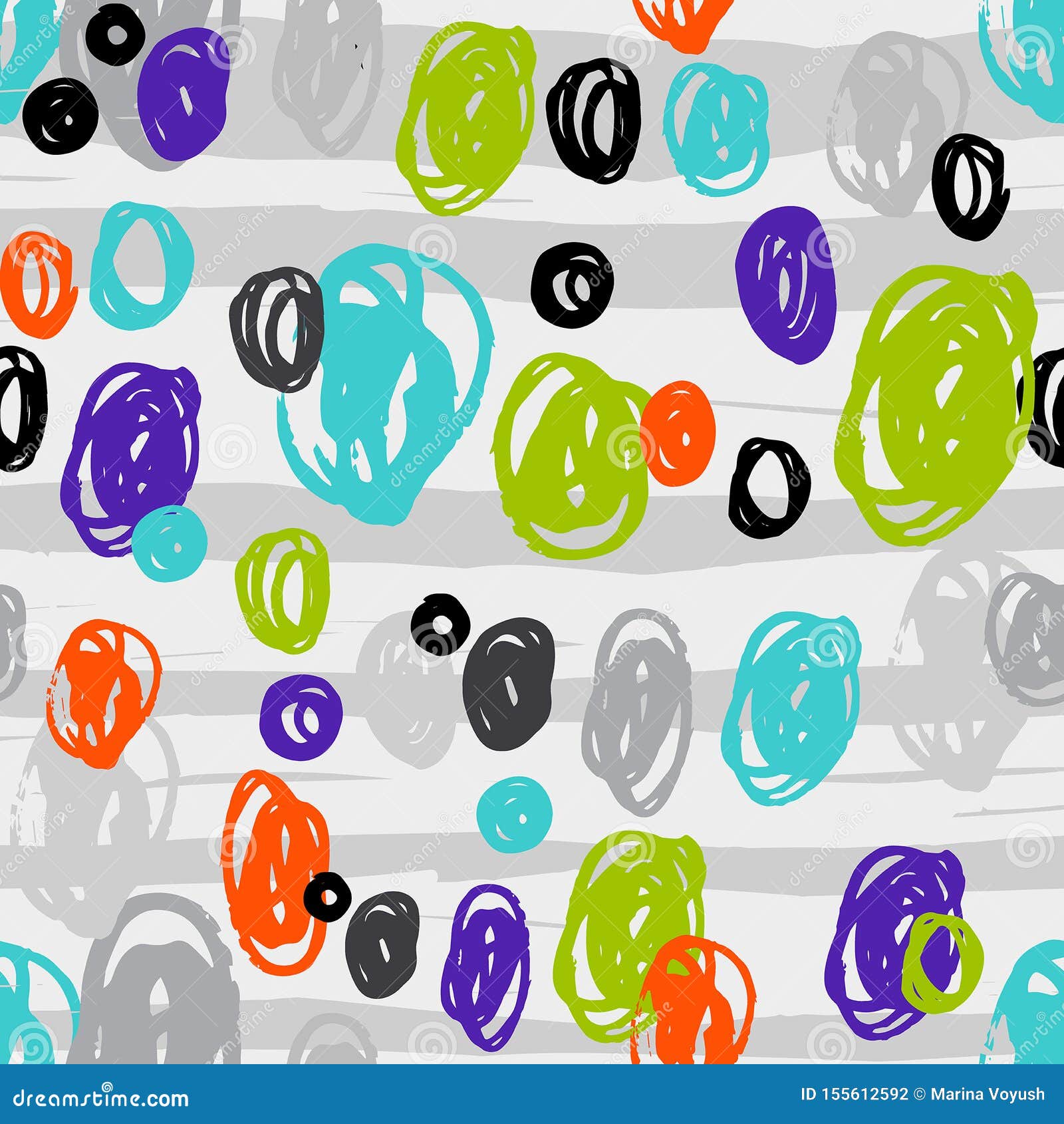 The PATTERN of COLORED SPOTS on a STRIPED BACKGROUND Stock Vector ...