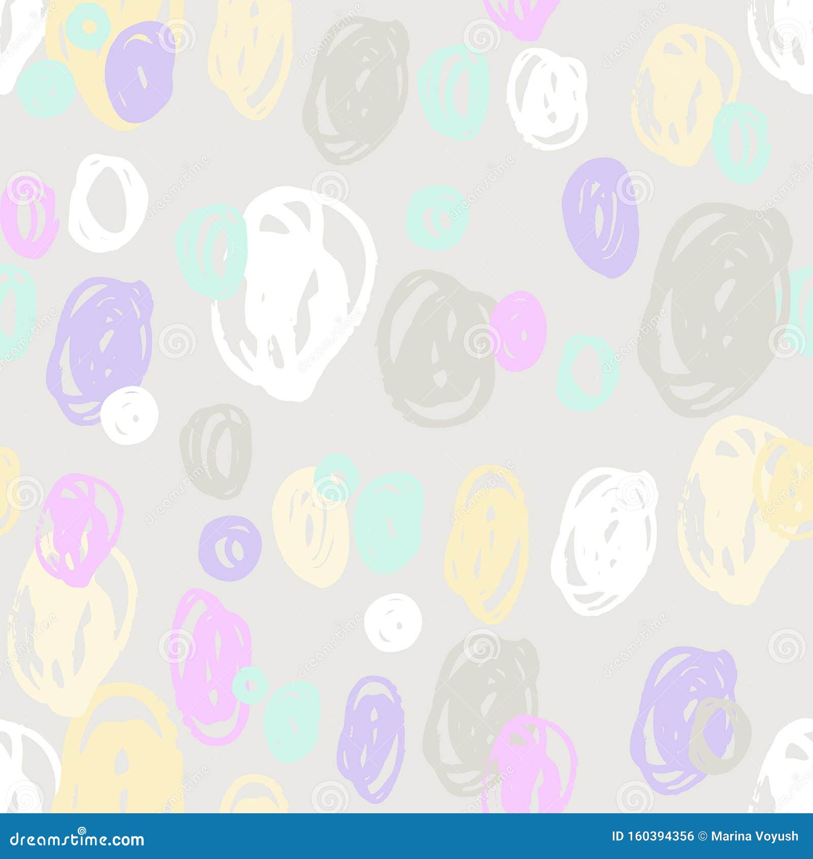PATTERN of COLORED SPOTS in Pastel Colours Stock Vector - Illustration ...