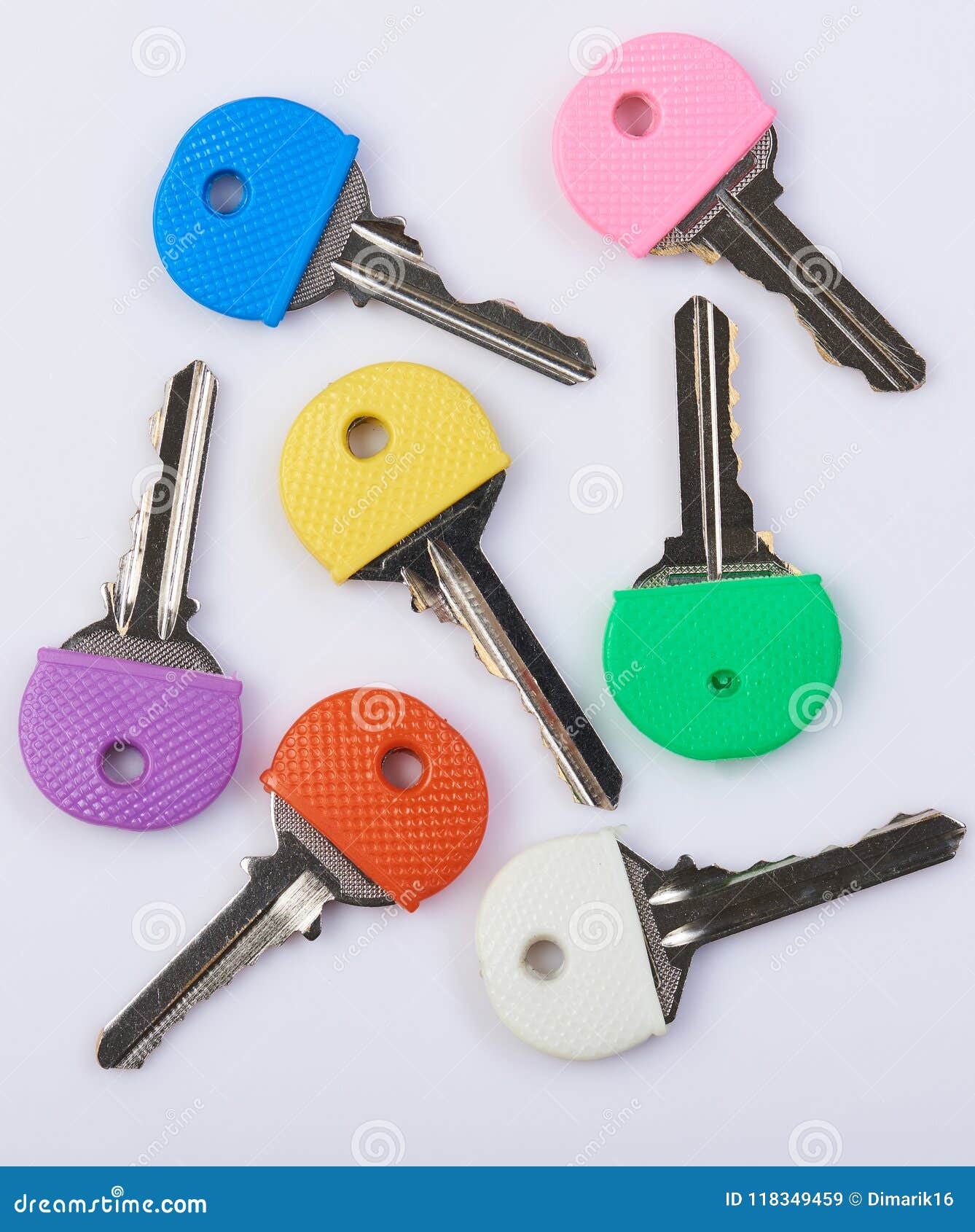 Pattern of colorful keys stock image. Image of ring - 118349459