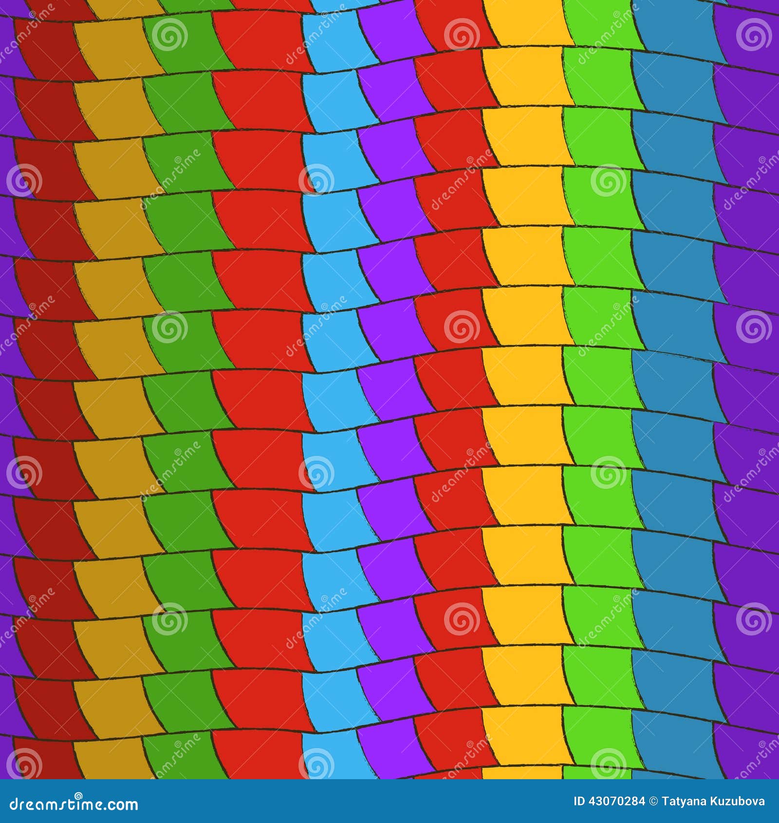 Pattern of colorful lines stock vector. Illustration of border - 43070284