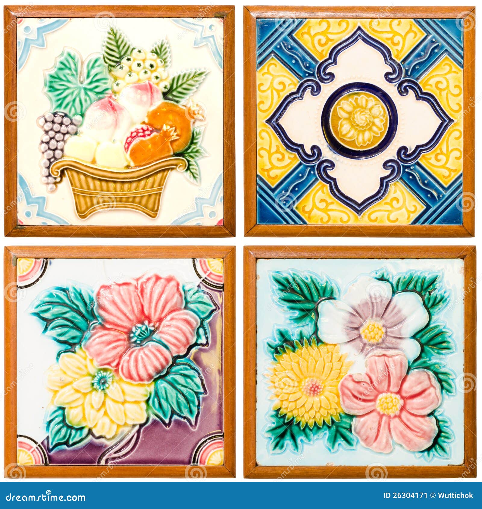 Pattern Colorful of Modern Style Surface Tile Stock Image - Image of ...