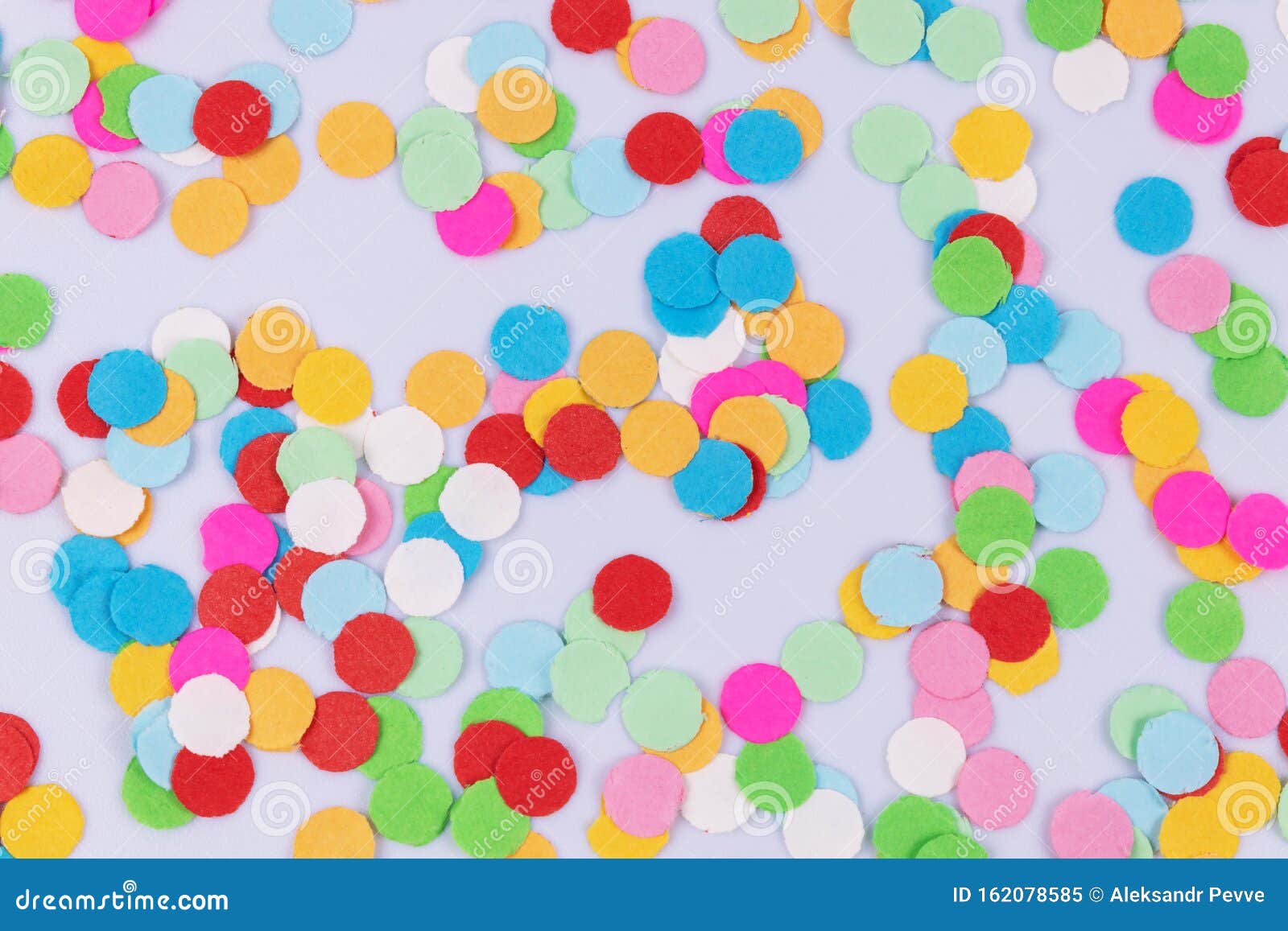 A Pattern of Colorful Multicolored Confetti Scattered Randomly on White ...