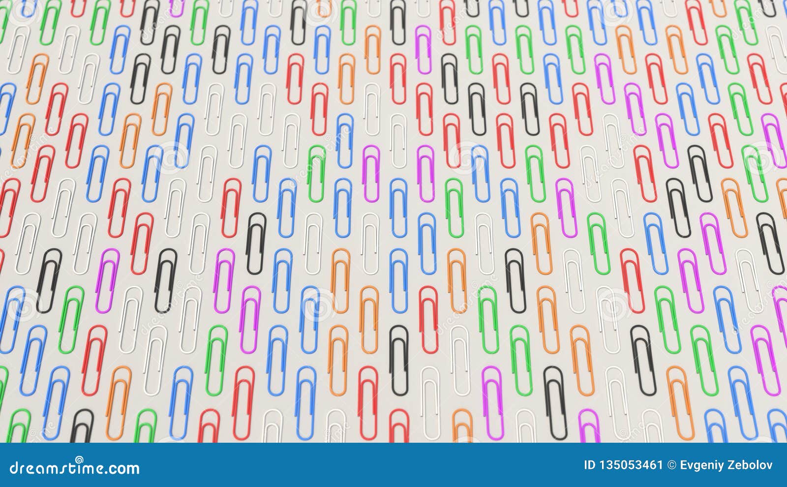 Pattern from paper clips stock illustration. Illustration of binder ...