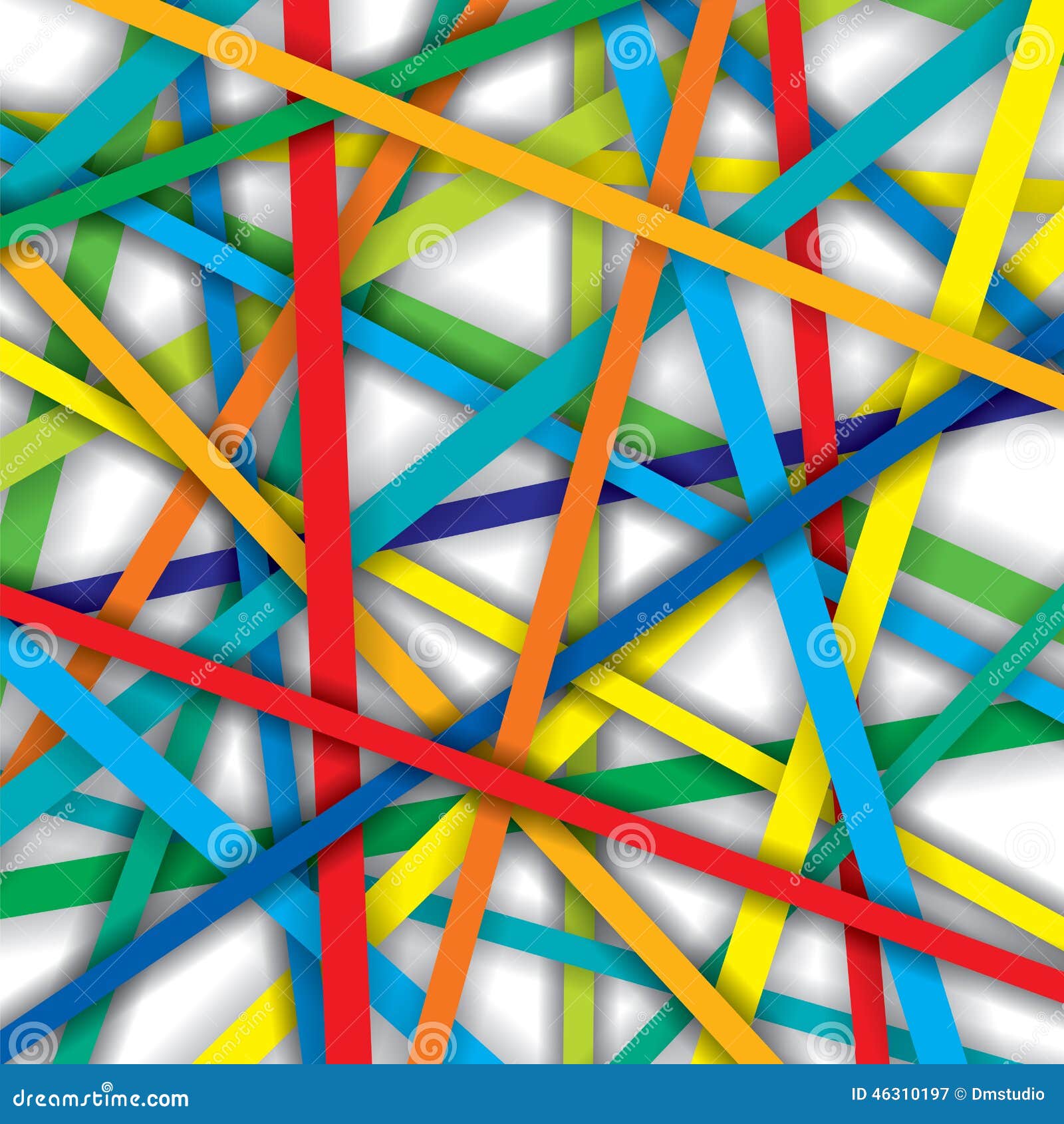 Vector Pattern of Colorful Straight Lines Stock Vector - Illustration ...