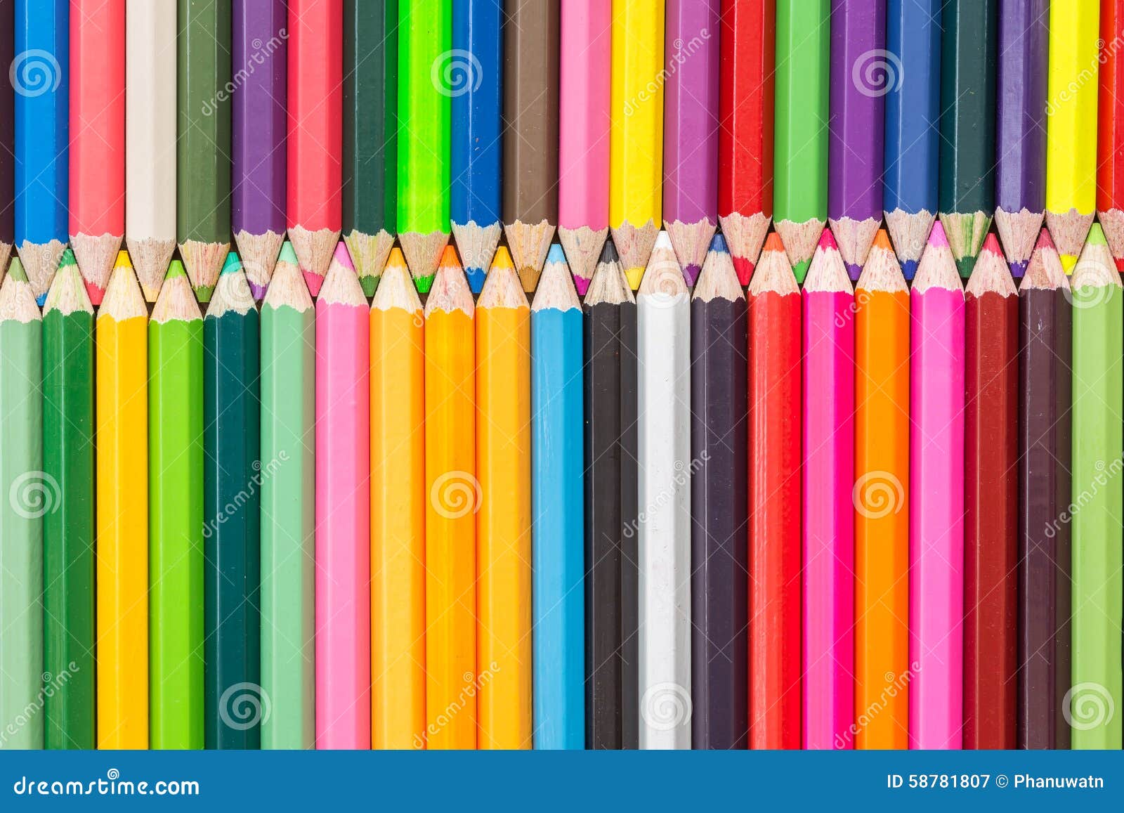 Pattern Colour Pencils Texture and Background Stock Image - Image of ...