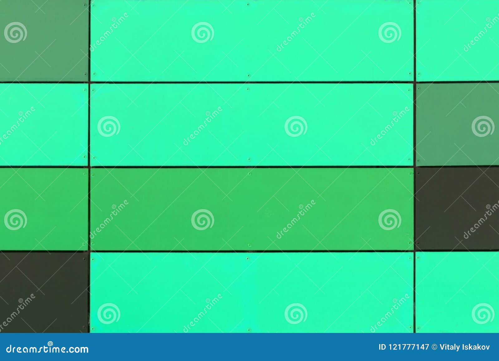 Pattern of Coloured Mosaic Tiles with Horizontal Rows of Parallel ...