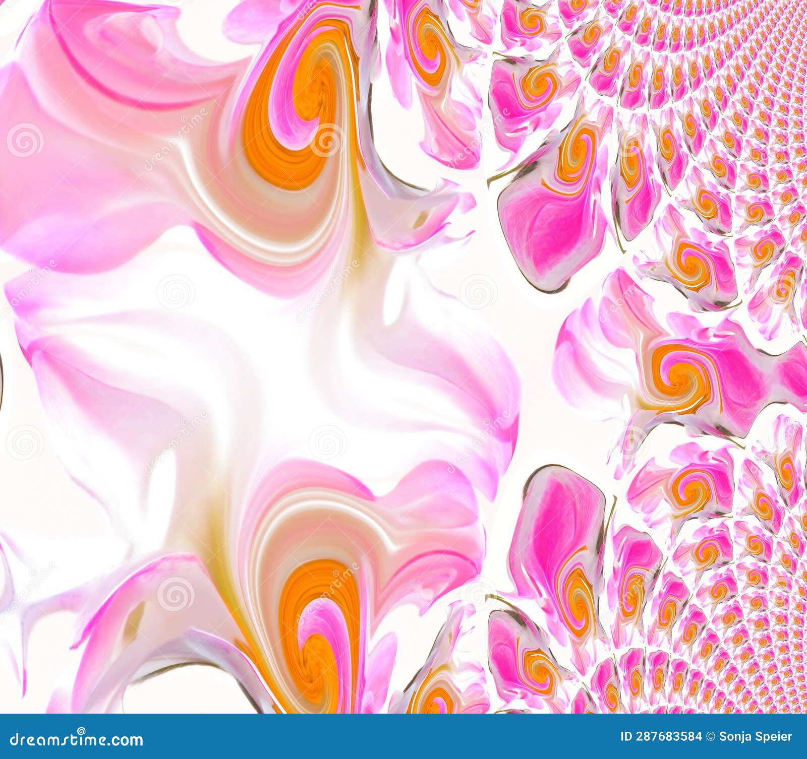 Pattern in Colours Pink, White and Yellow. for Abstract Background or ...