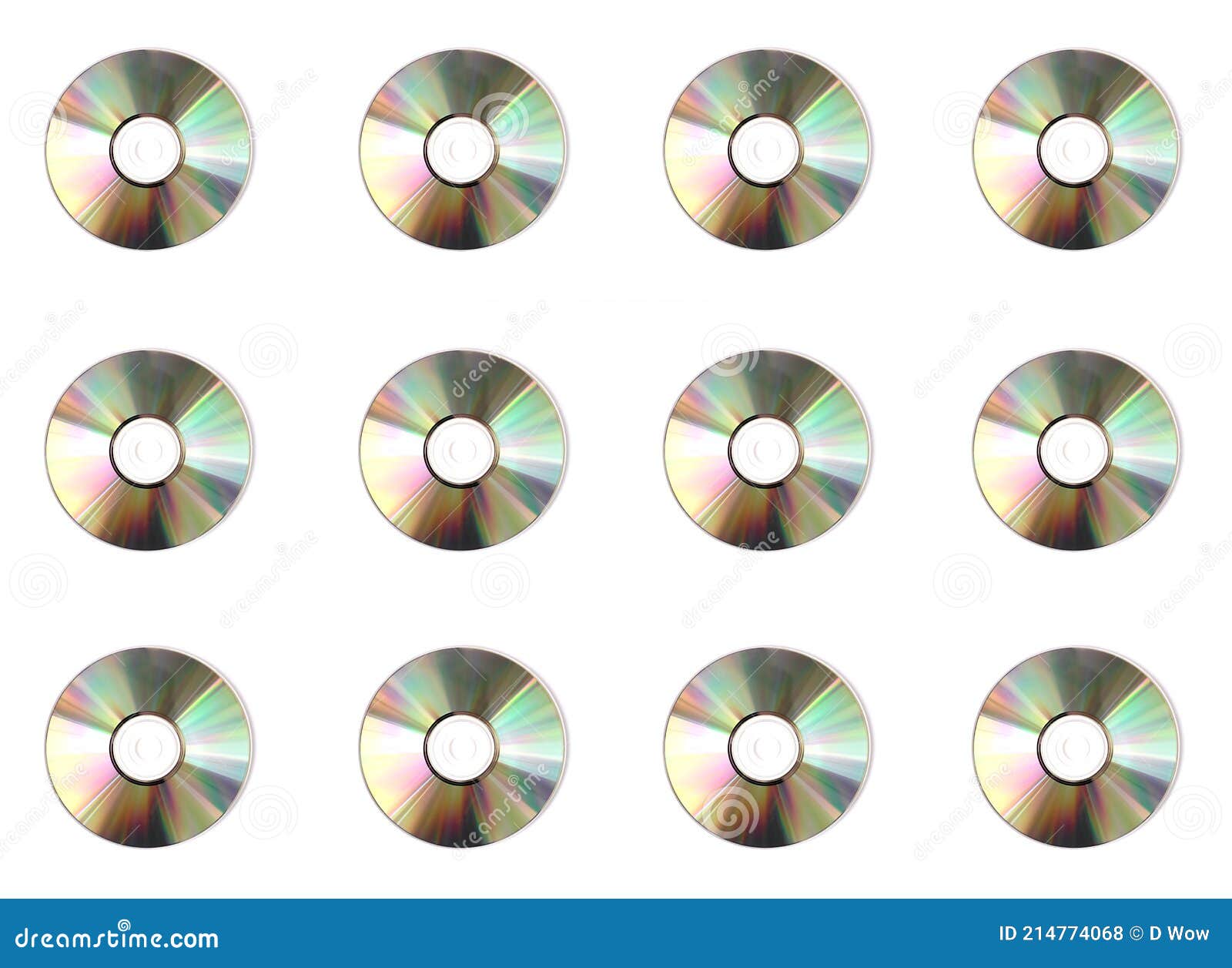 Pattern Compact-Disk on White Background. CD and DVD Background Concept ...