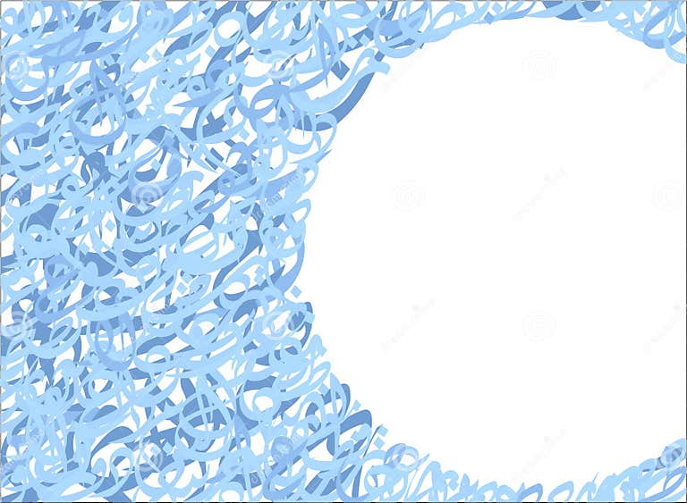 Pattern Composed from Arabic Letters Background-Vector Illustration ...