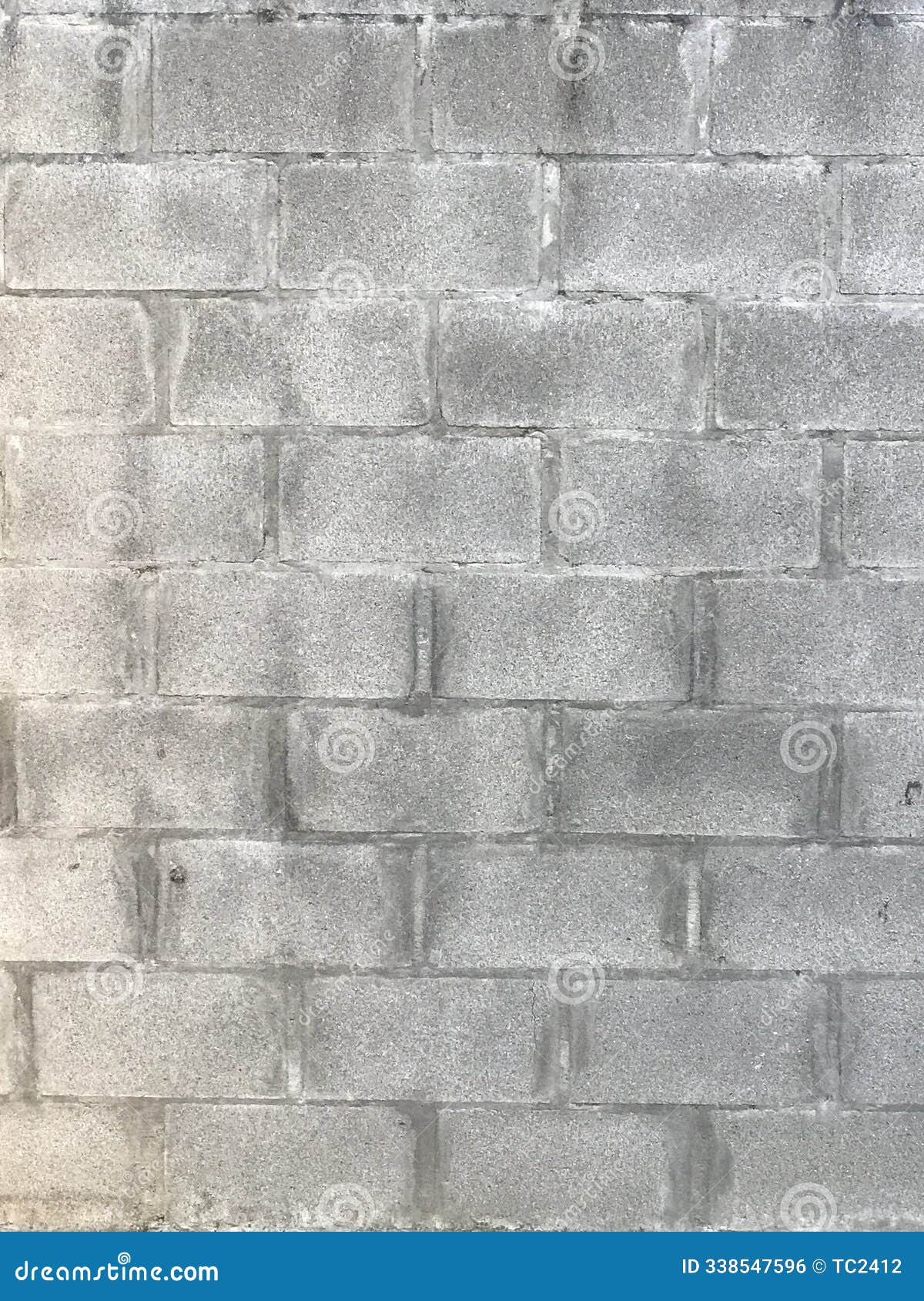 Pattern of a Concrete Block Wall Stock Photo - Image of detail, concrete: 338547596