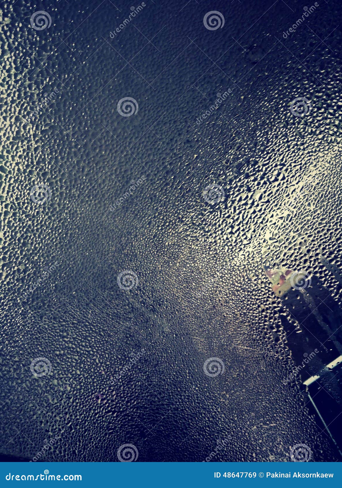 Pattern of Condensation on the Glass Wall Stock Image - Image of honda ...