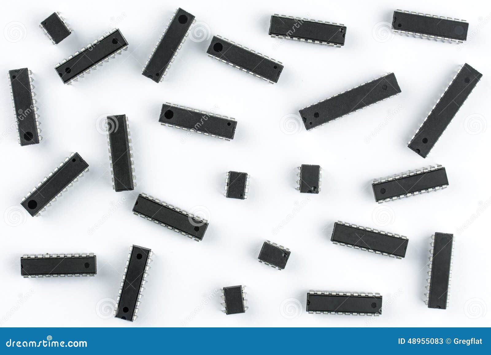 A Pattern Containing Integrated Circuits Stock Image - Image of ...