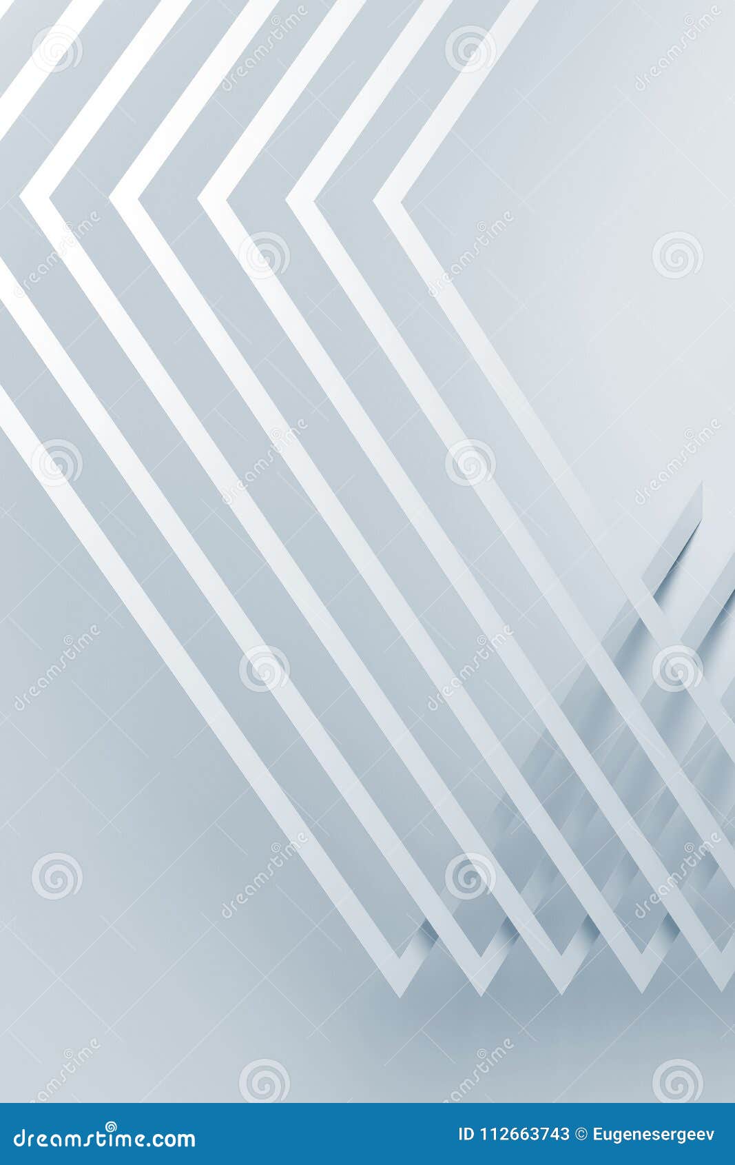 Pattern of Corners with Soft Shadows. 3 D Stock Illustration ...