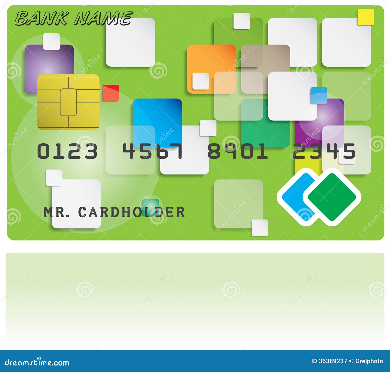 Pattern of credit card stock vector. Illustration of symbol - 36389237